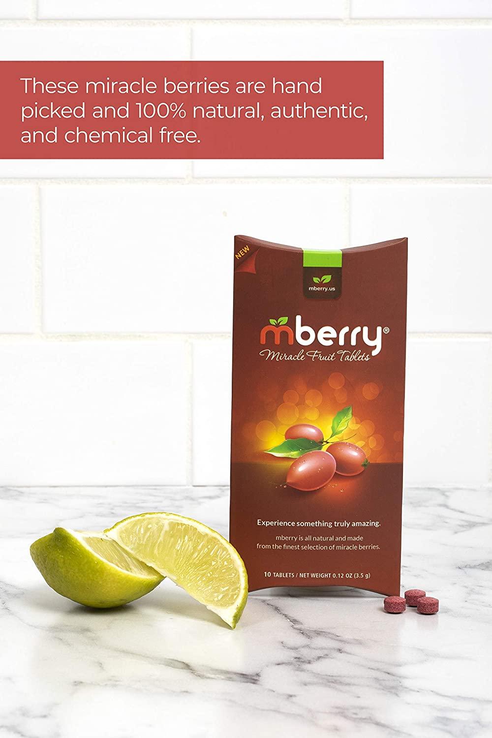 mberry Miracle Berry Tablets - 10 Count | Transform Your Taste Buds ...