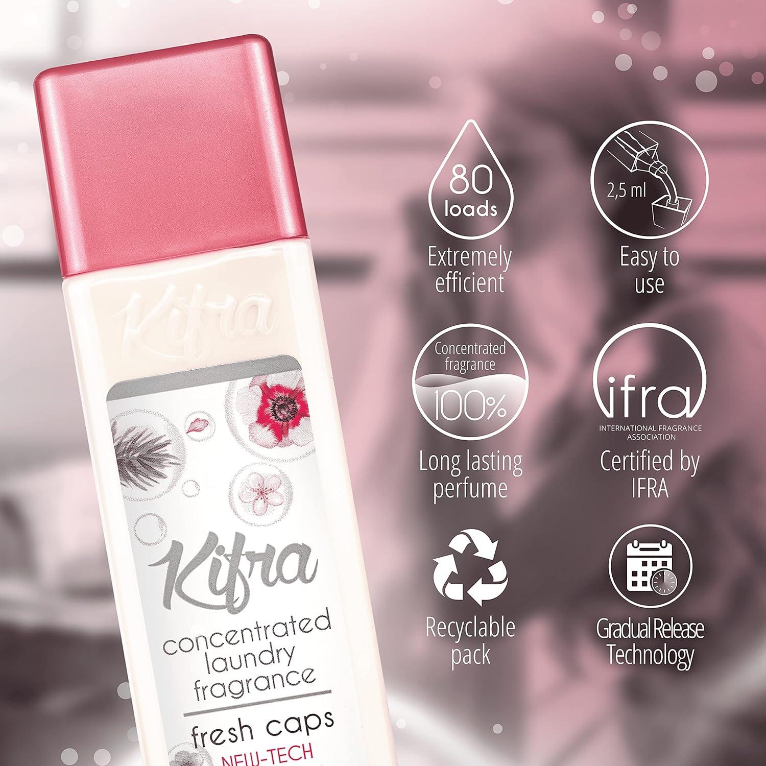 KIFRA FRESH CAPS 200ml Concentrated Laundry Fragrance - 80 Washes | Buy ...