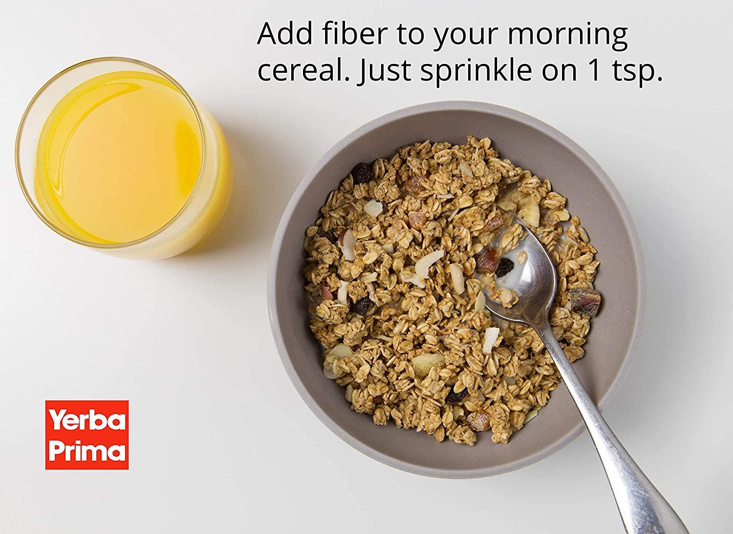 Yerba Prima Psyllium Husk Powder 24oz - Fine Ground, Unflavored & Sugar ...