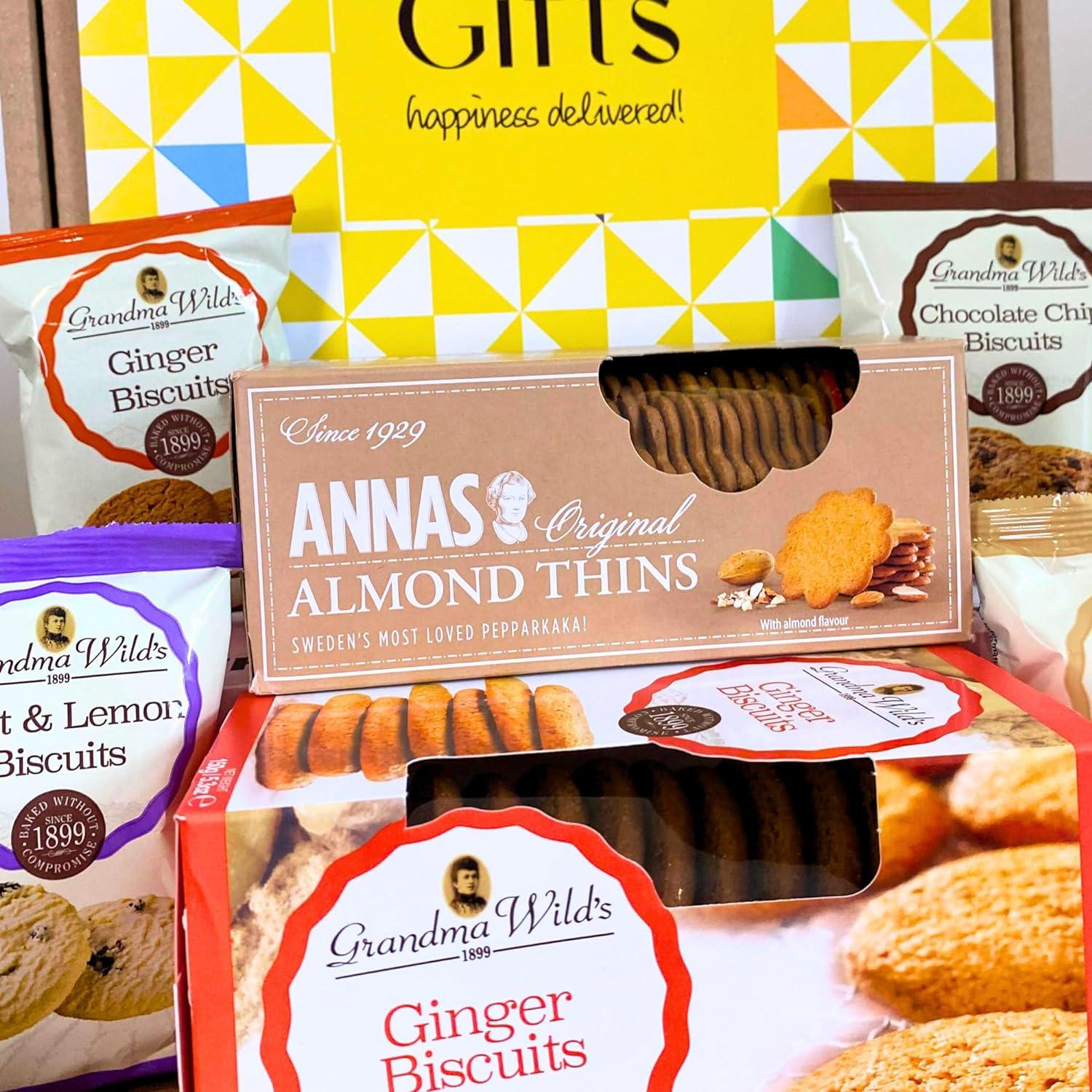 Biscuits Gift Set Biscuit Hamper Including Ginger Biscuits Almond Thins ...