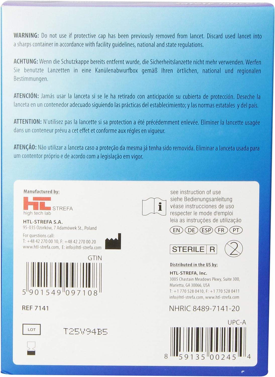 Acti-Lance Lite 200 Count Single Use Lancets | Easy and Convenient Blood Sampling | Buy Now with ...