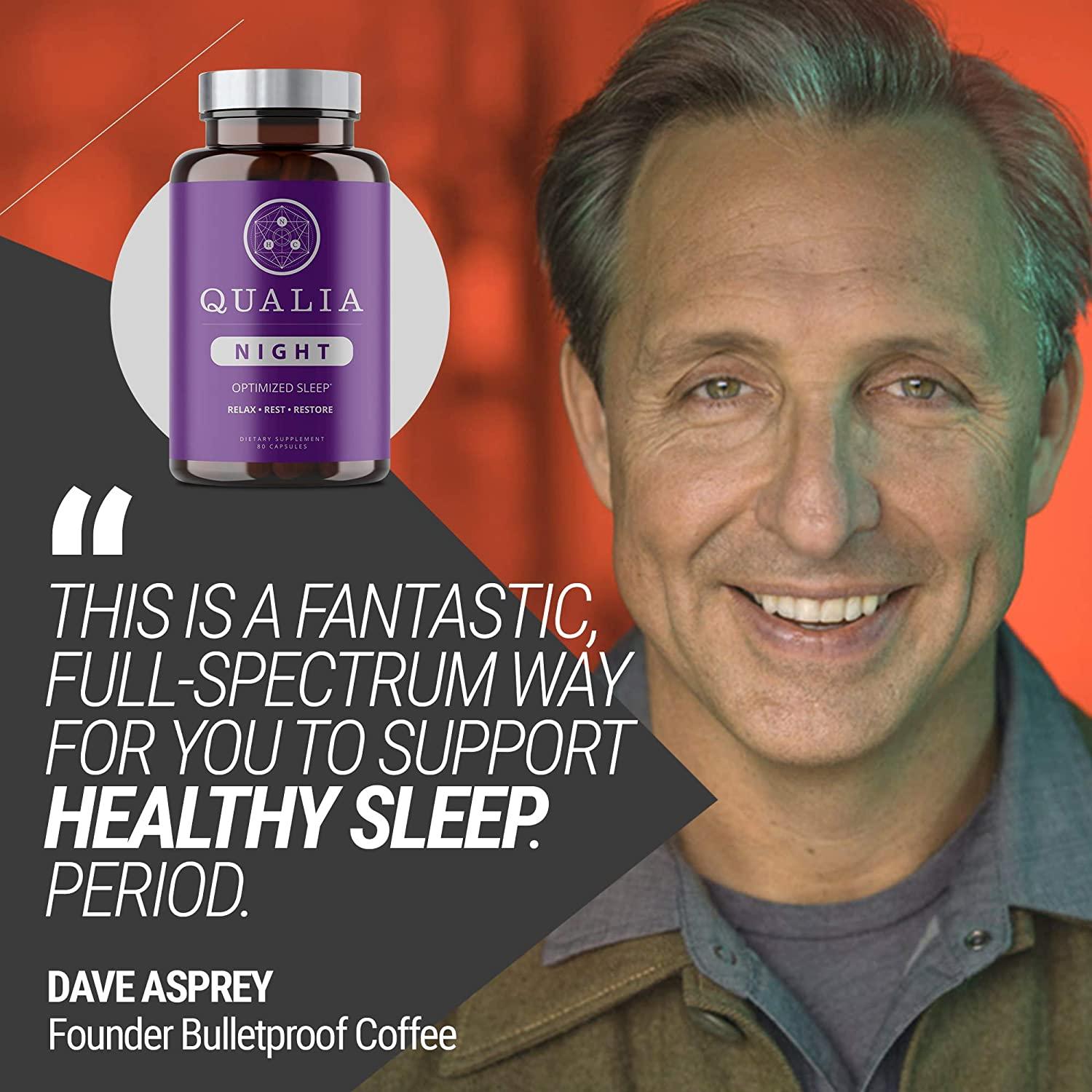Qualia Night Sleep Aid - 80 Count | Natural Sleep Supplement for Adults ...