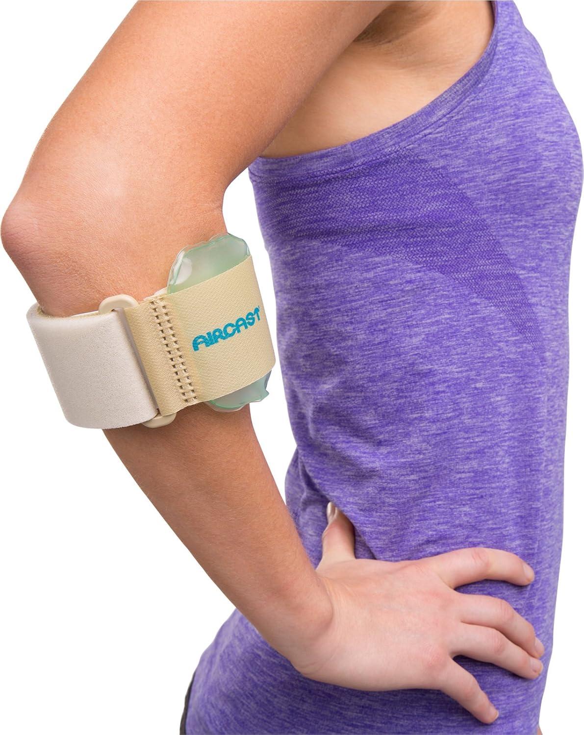 Buy Aircast Pneumatic Armband Tennis & Golfers Elbow Support Strap ...