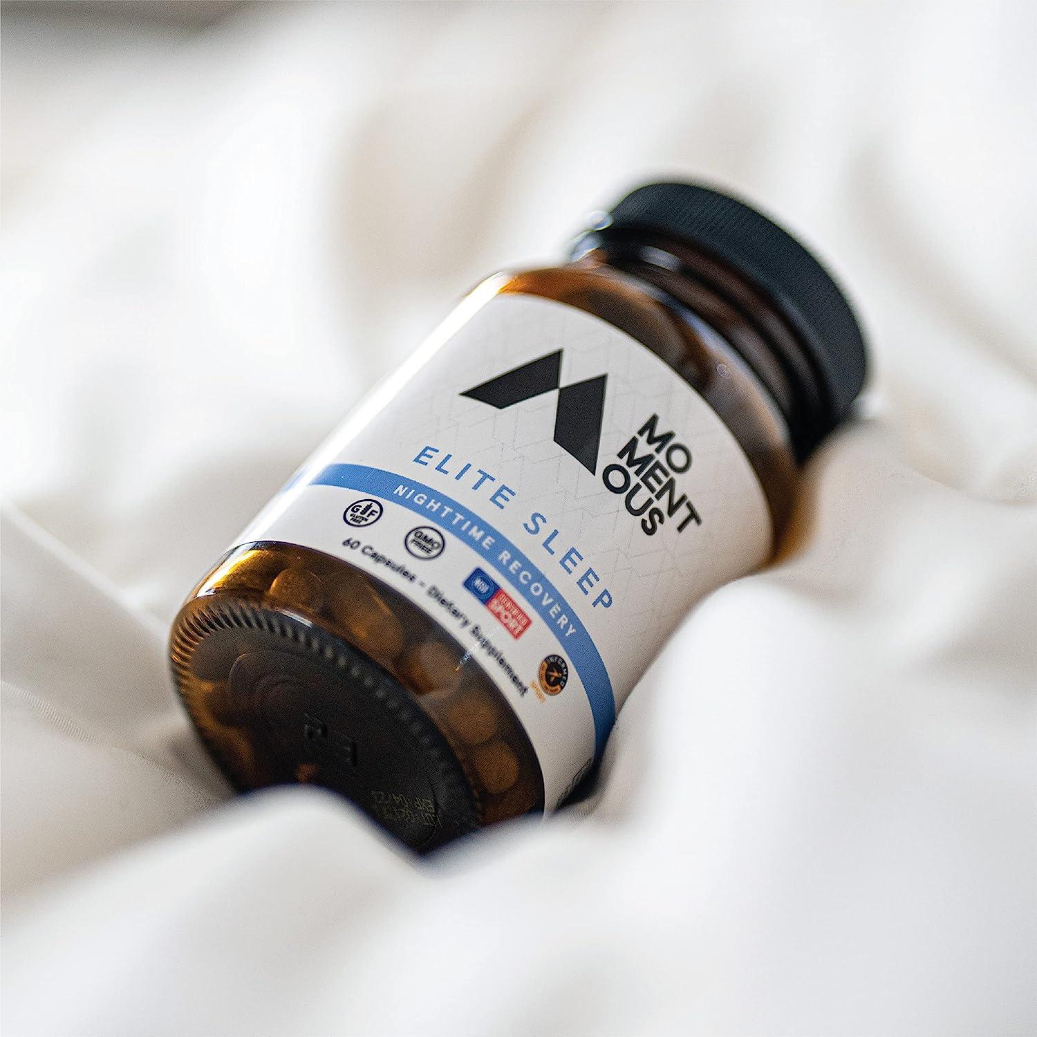 Momentous Elite Sleep | 30 Servings | Vegan & Gluten-Free | NSF ...