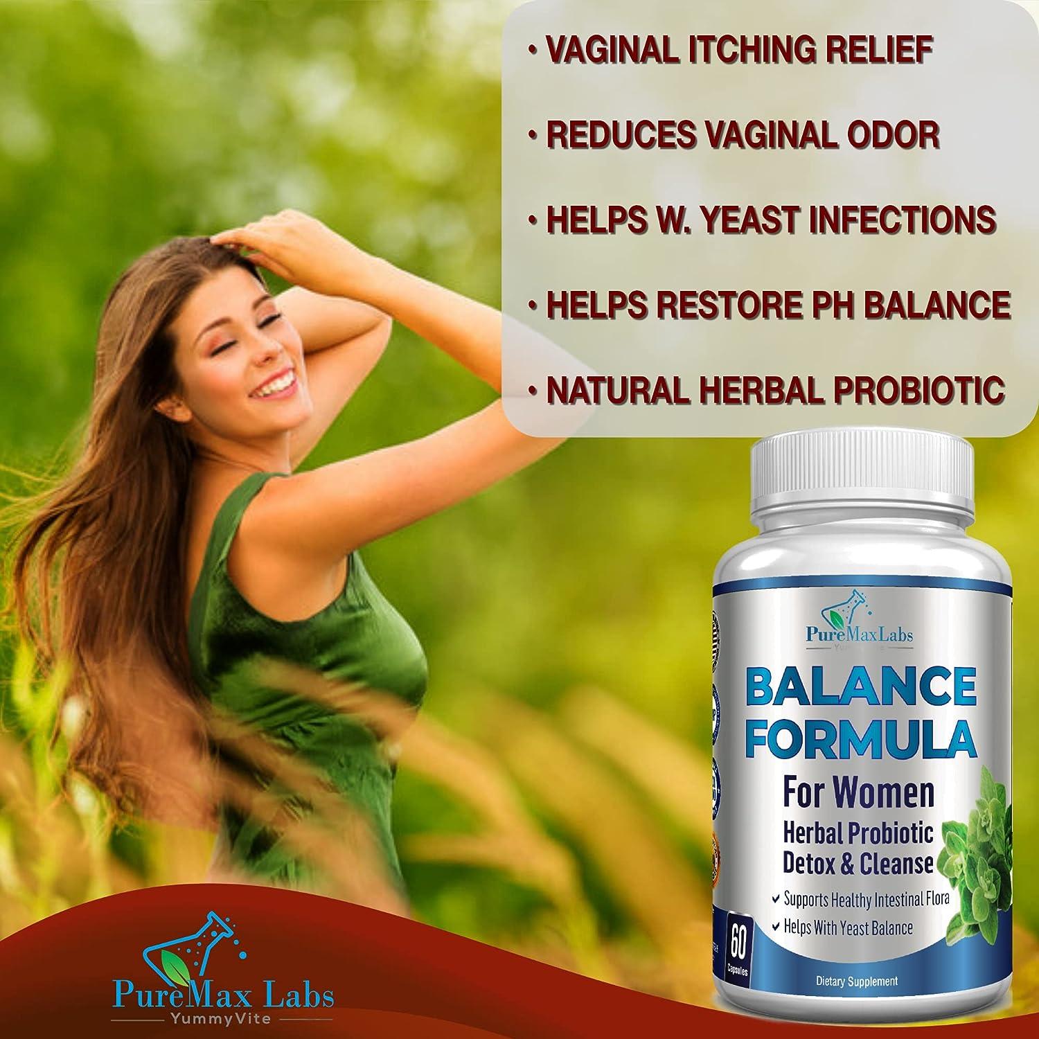 Balance Complex for Women - Vaginal Health Herbal Detox & Probiotics ...