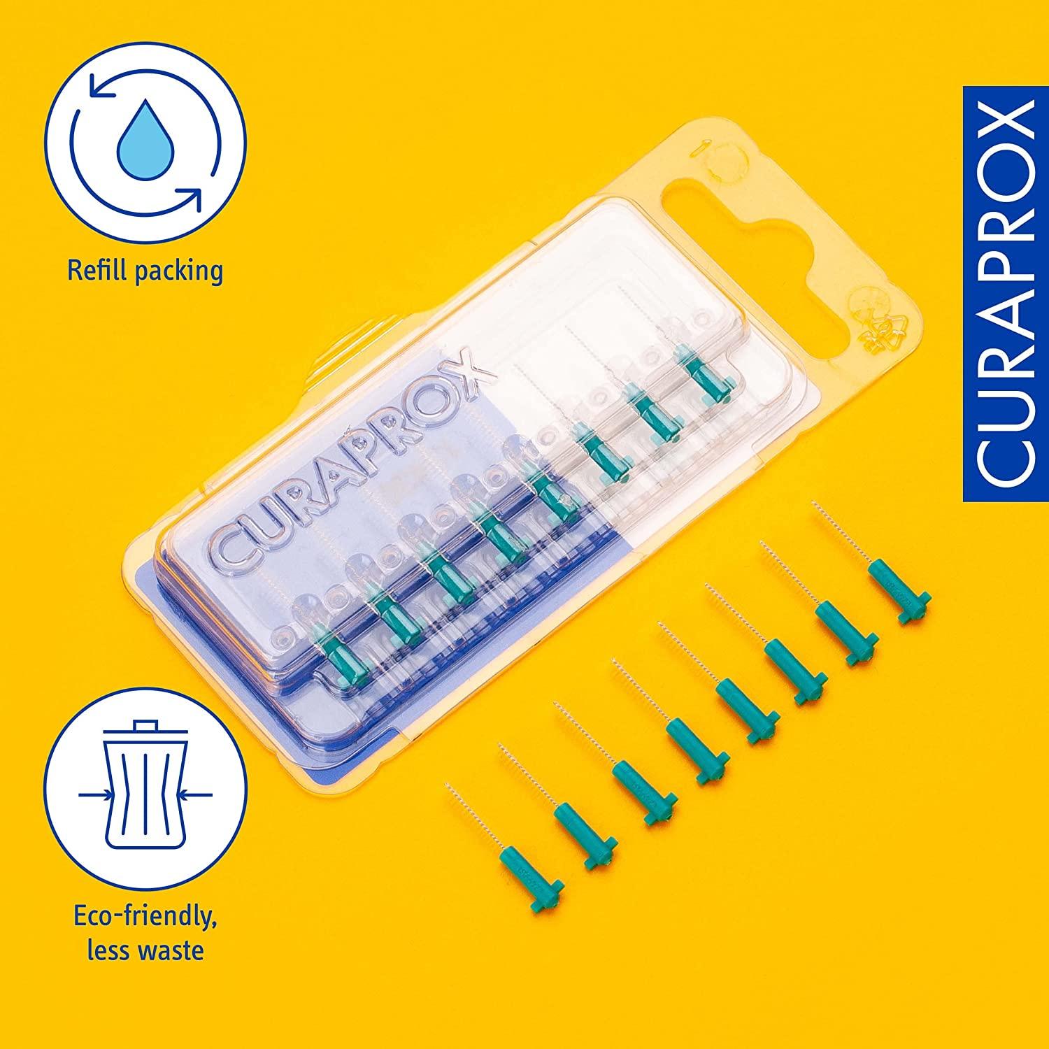 Curaprox CPS 06 Prime Interdental Brushes Refill 8pc 2.2mm Turquoise ...