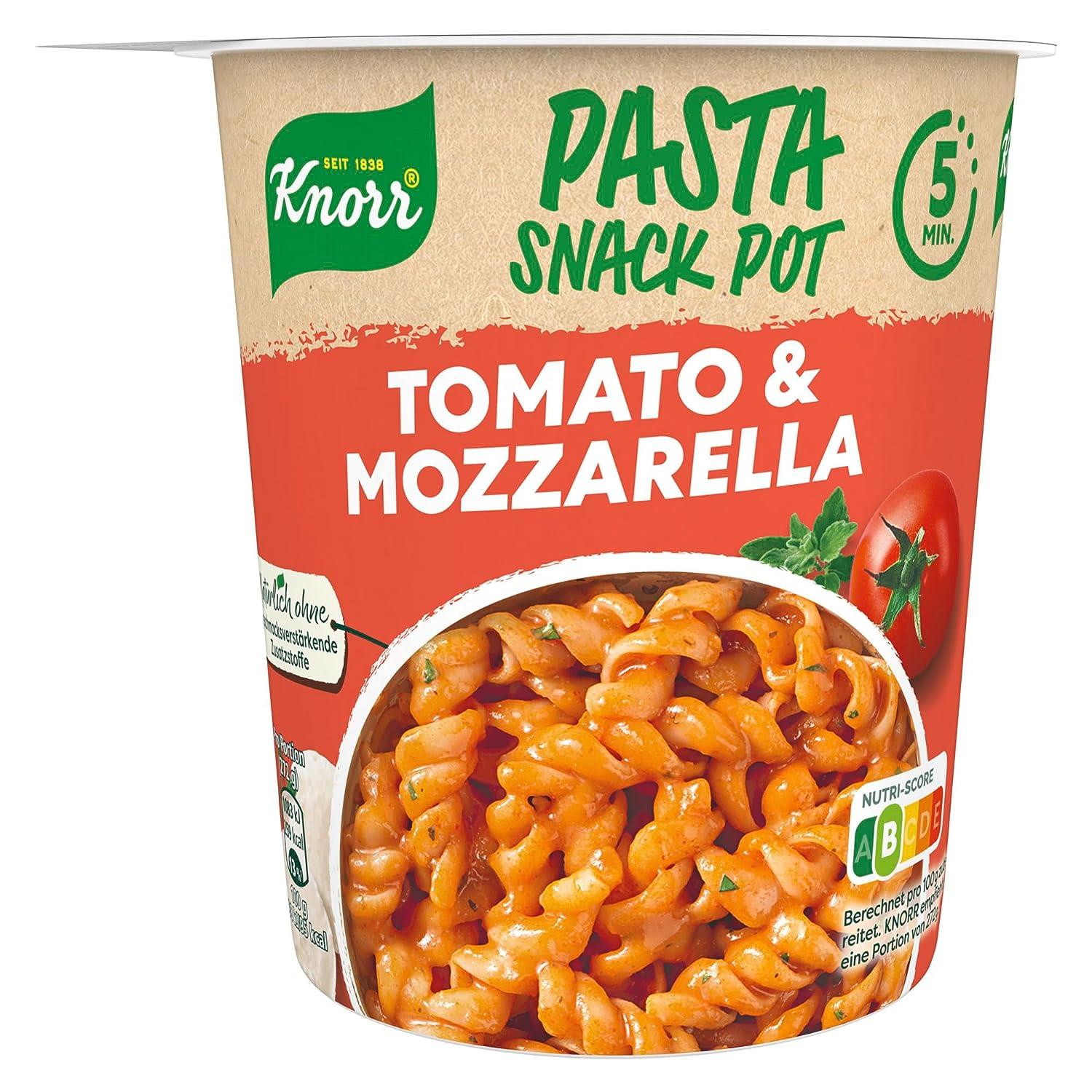Knorr Pasta Snack Pot Tomato & Mozzarella - Delicious Instant Pasta ...