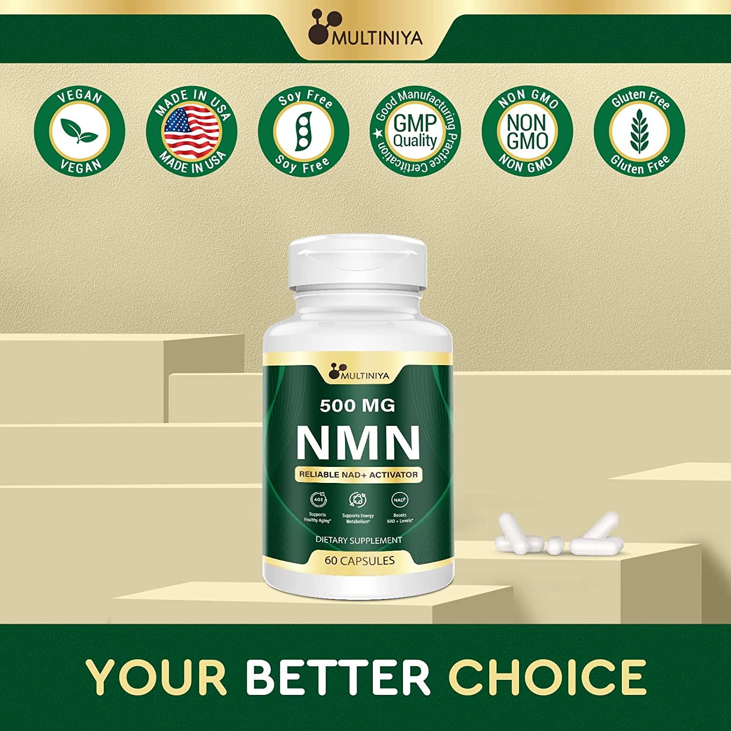 Multiniya NMN 30000MG | Potent Anti-Aging Cellular Repair Supplement | Boost NAD+ & Immunity ...