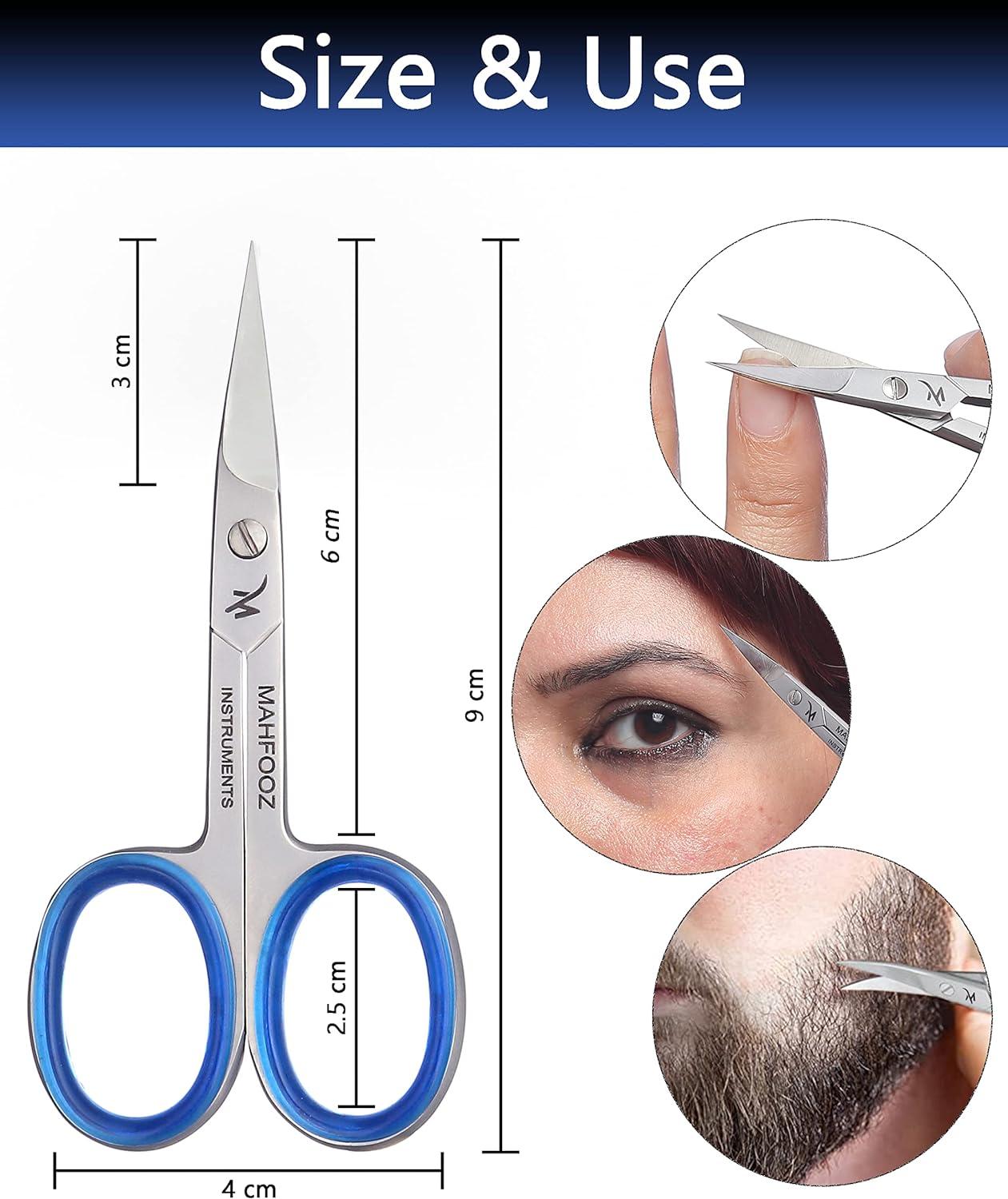 Nail Scissors - Curved Multi-Purpose Beauty Tool for Hair, Manicure ...