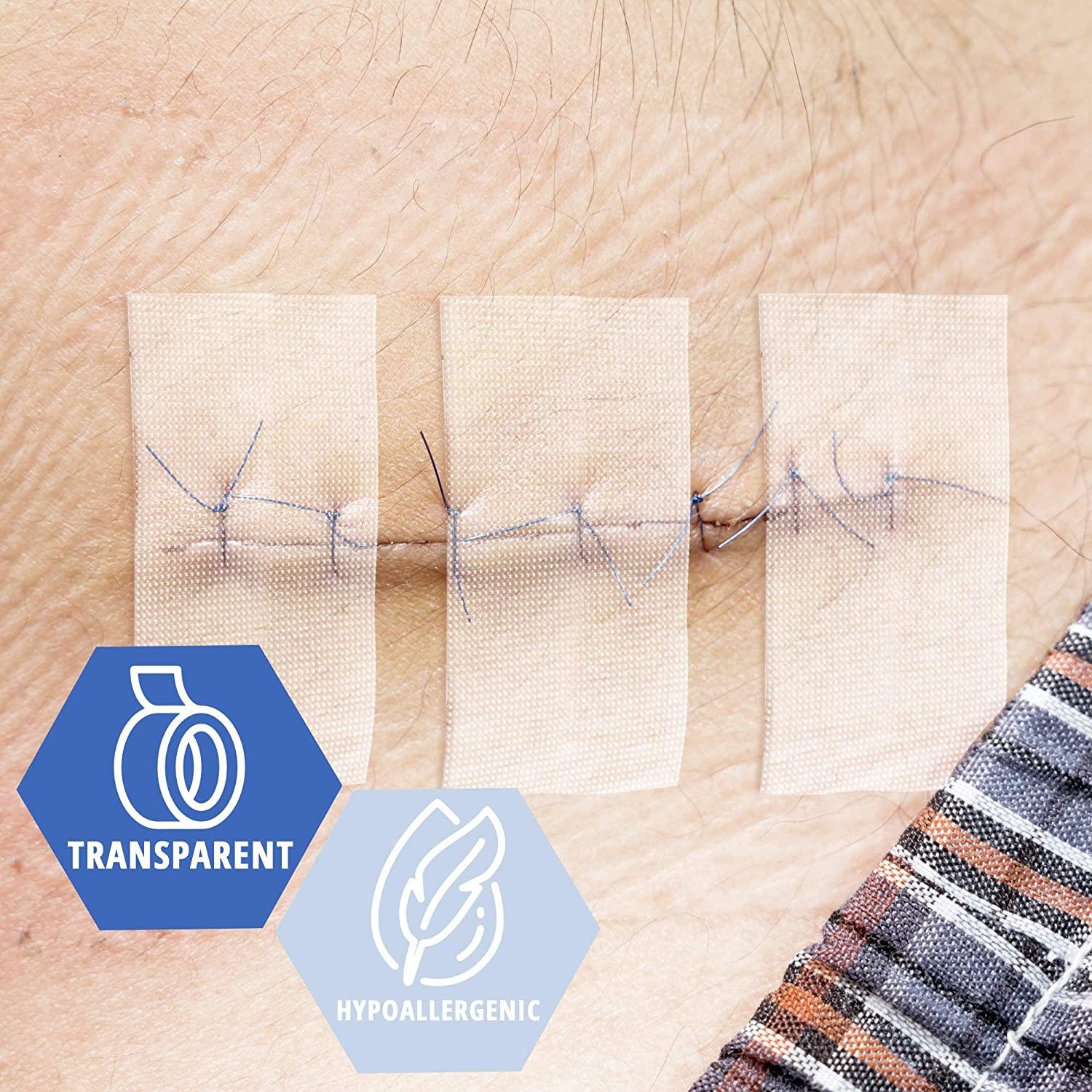 Med PRIDE Transparent Medical Tape (12 Rolls) - 1 x 10 yds - Latex-Free ...