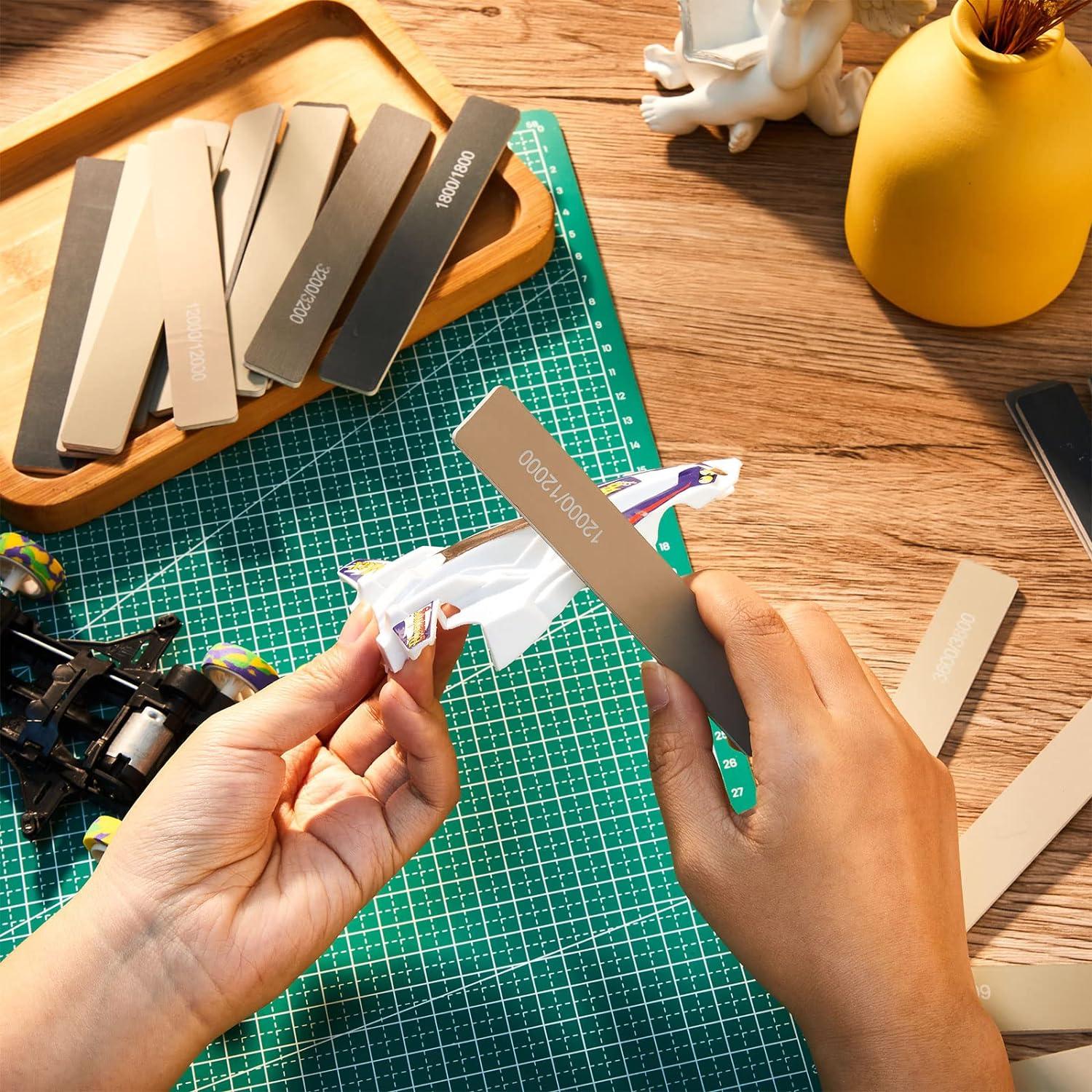 10 Pack Assorted Grits Model Sanding Sticks for Plastic Models ...