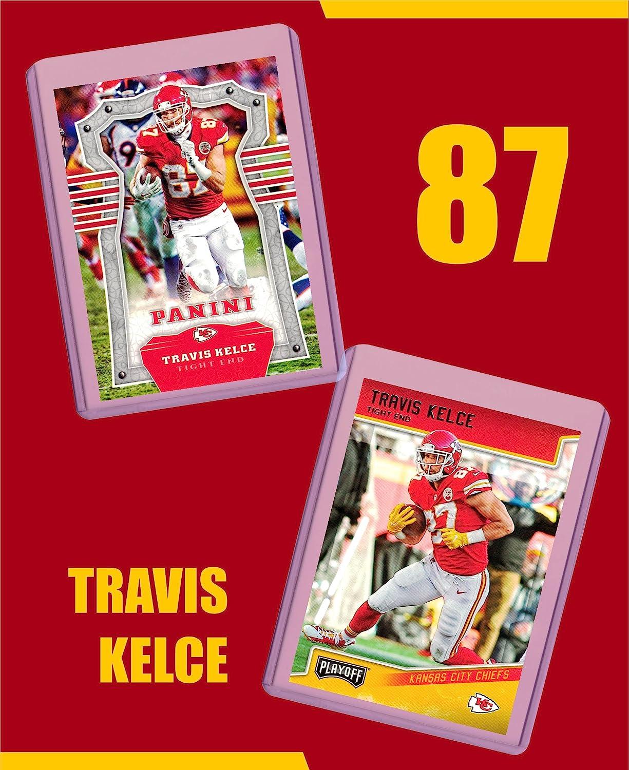 Travis Kelce Football Cards Bundle - Kansas City Chiefs Trading Card ...