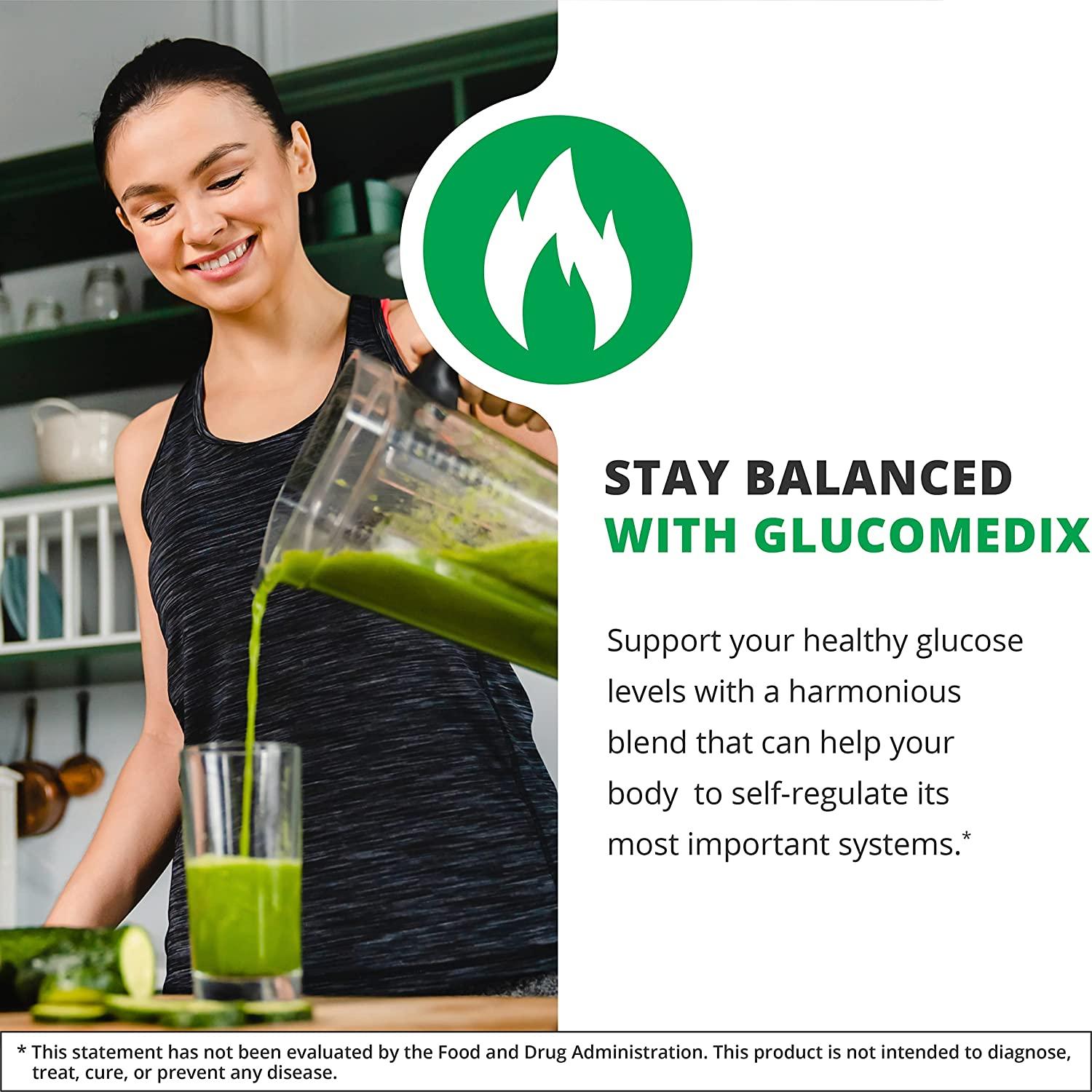 NutraMedix GlucoMedix - Glucose & Metabolic Support | 2 oz (60 ml ...