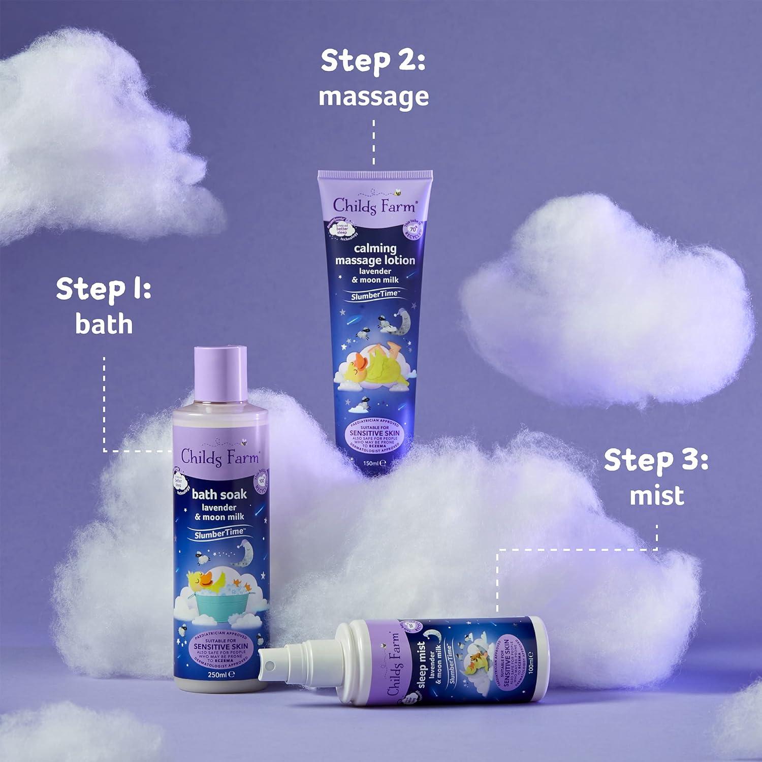 Childs Farm Slumber Time Sleep Bath Soak Lavender & Moon Milk 250ml ...