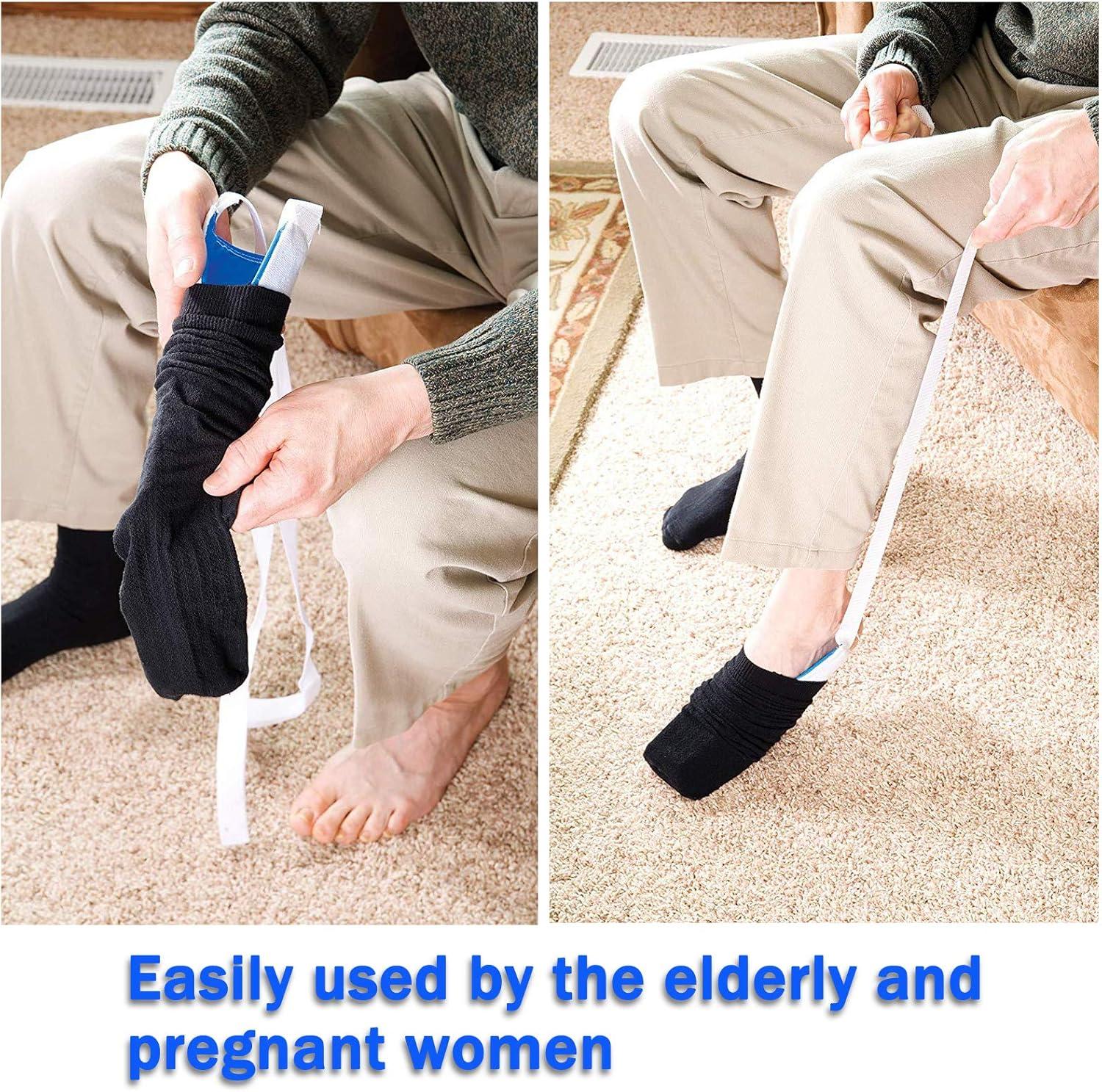 Effortless Sock and Stocking Aid | Dressing Tool for Elderly & Disabled ...