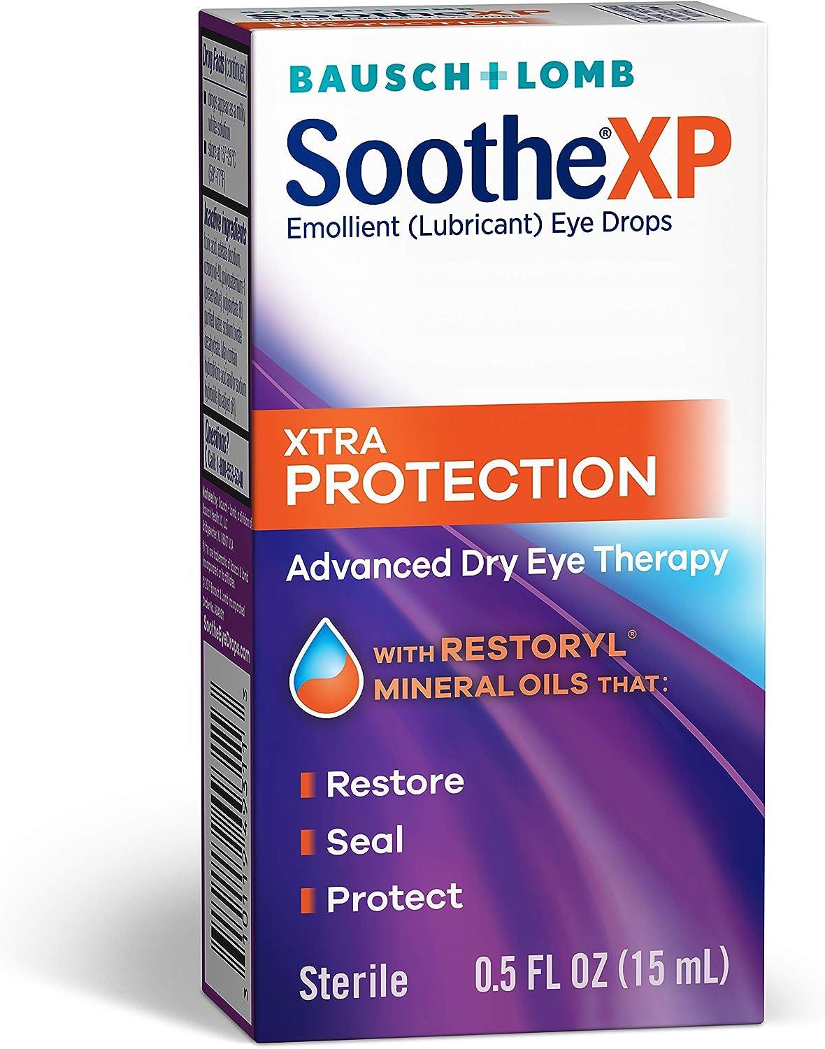 Bausch + Lomb Soothe XP Lubricant Eye Drops - Xtra Protection Formula ...