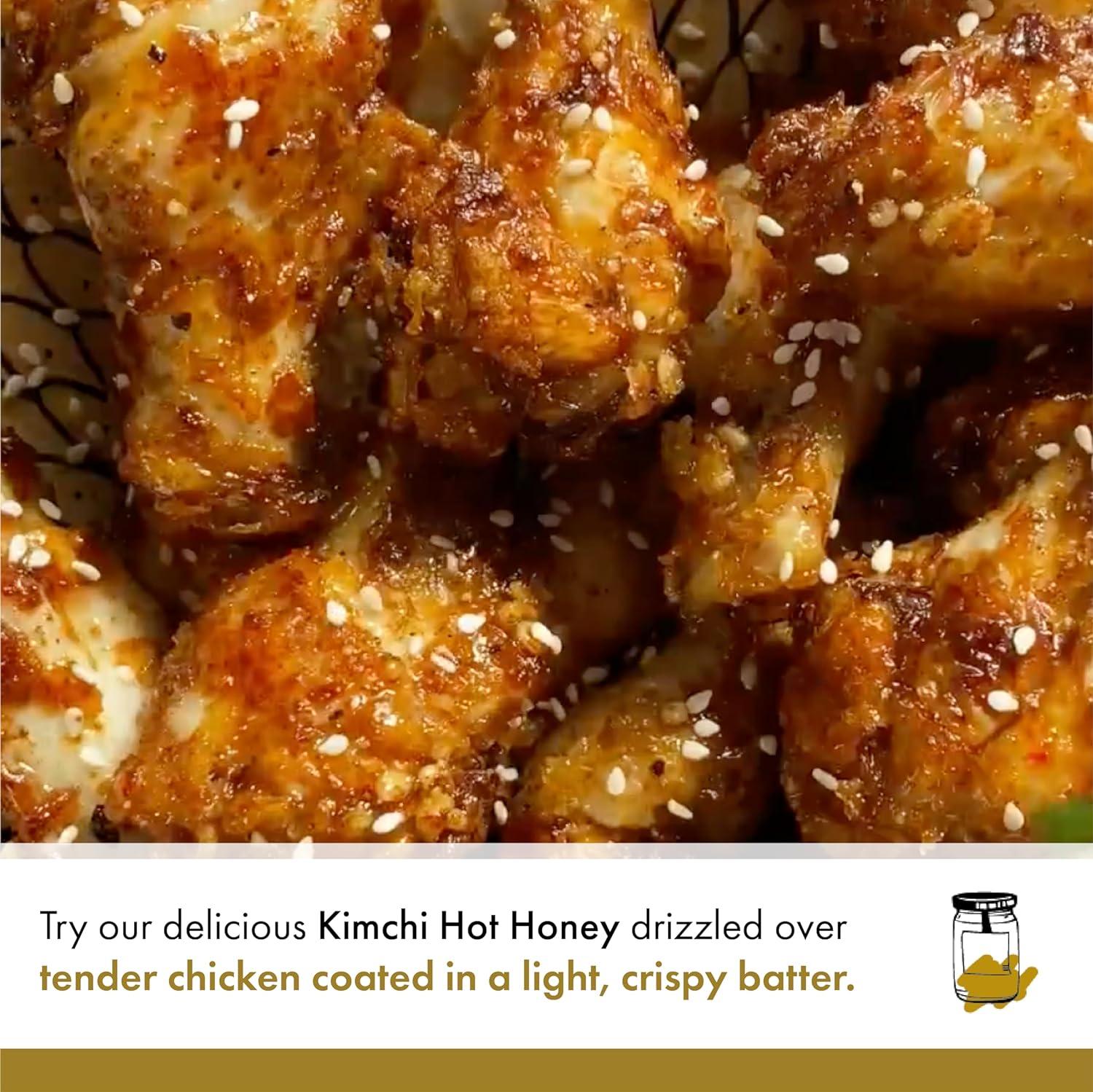 Kimchi Hot Honey Drizzle 200g - Locally Sourced Blossom Honey & Kimchi ...