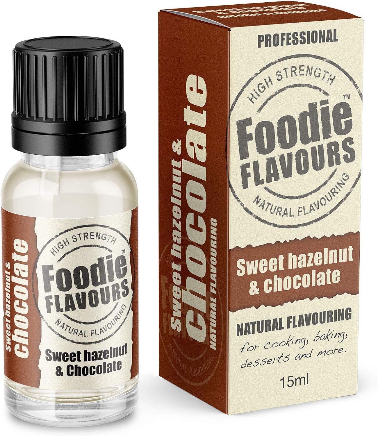 Foodie Flavours Sweet Hazelnut & Chocolate High Strength Flavouring ...