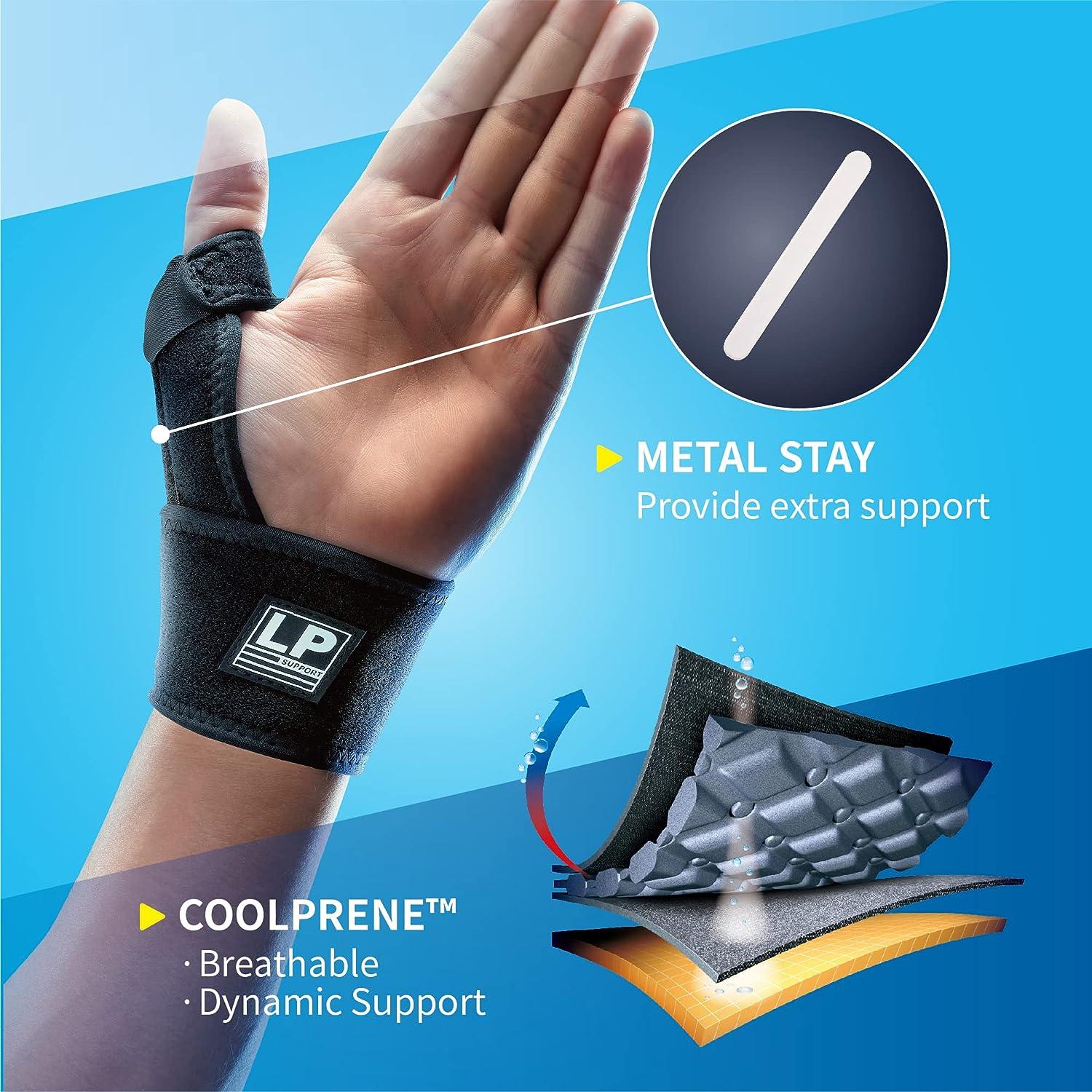LP SUPPORT Extreme 563CA Wrist and Thumb Brace - Adjustable for Right ...