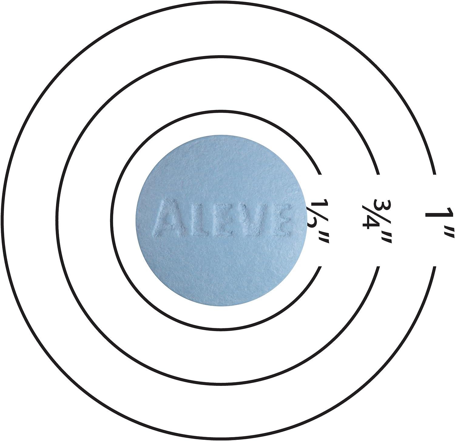 Aleve Tablets 220mg (NSAID) Pain Reliever/Fever Reducer - 24 Count Blue ...