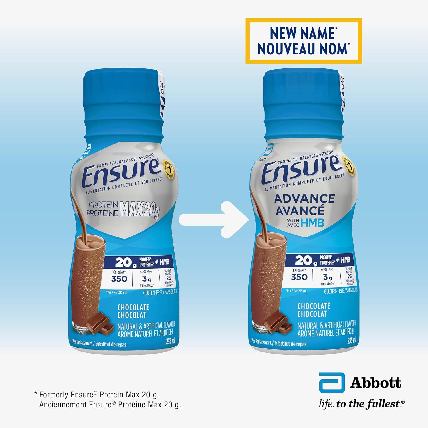 Ensure Advance Meal Replacement Shakes Protein Shakes With 20 g Of ...