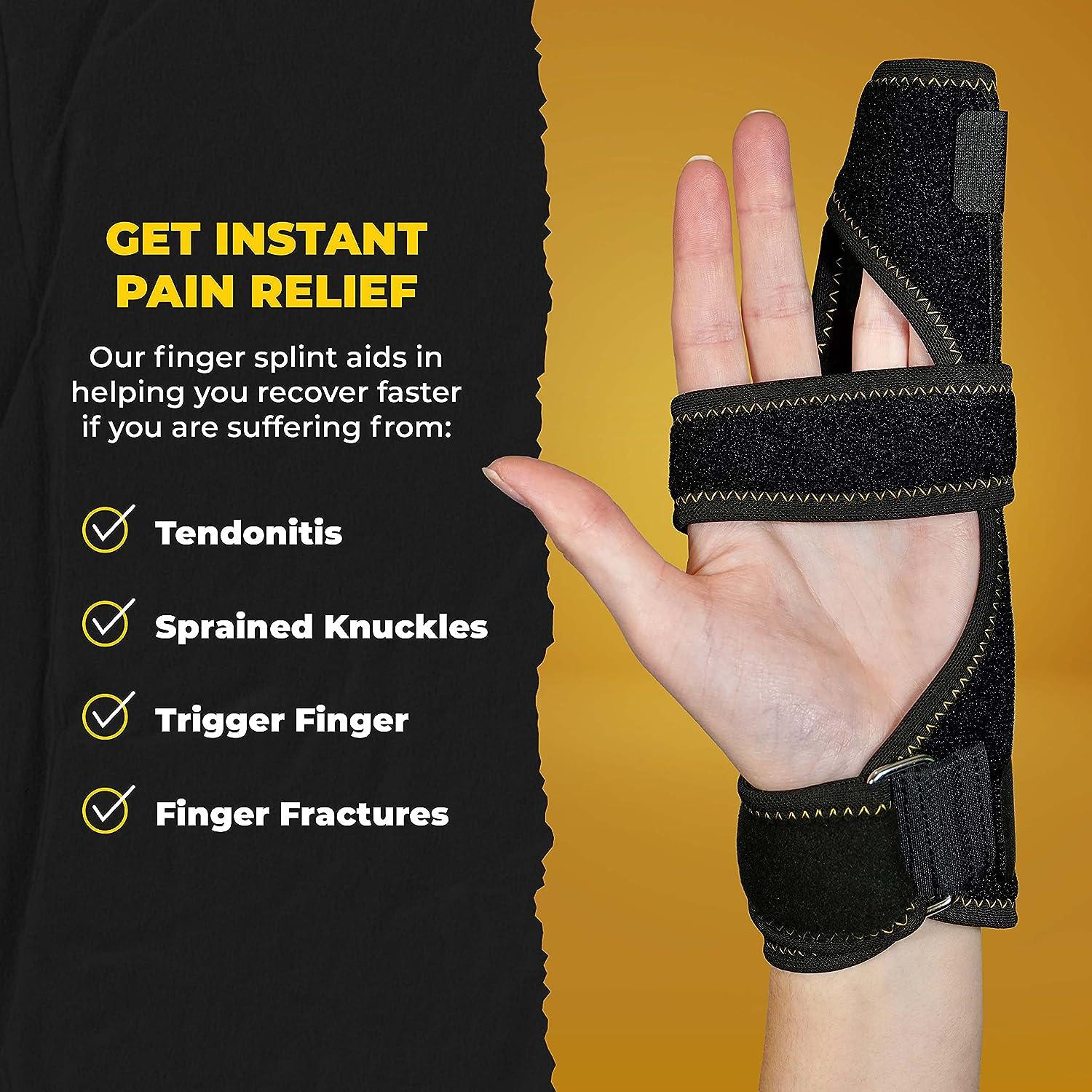 CopperJoint Pinky Finger Splint - Trigger Finger Brace for Middle ...