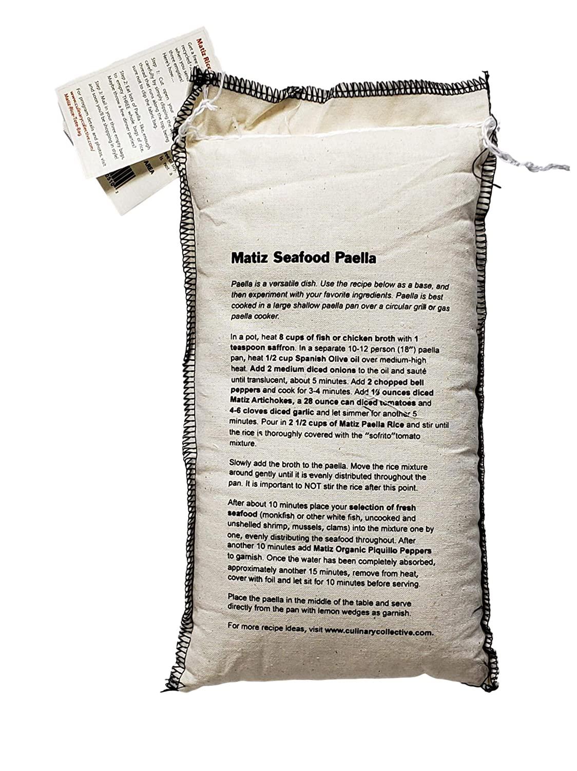 Matiz Valenciano Paella Rice 2.2 lbs - Traditional Spanish Medium-Grain ...