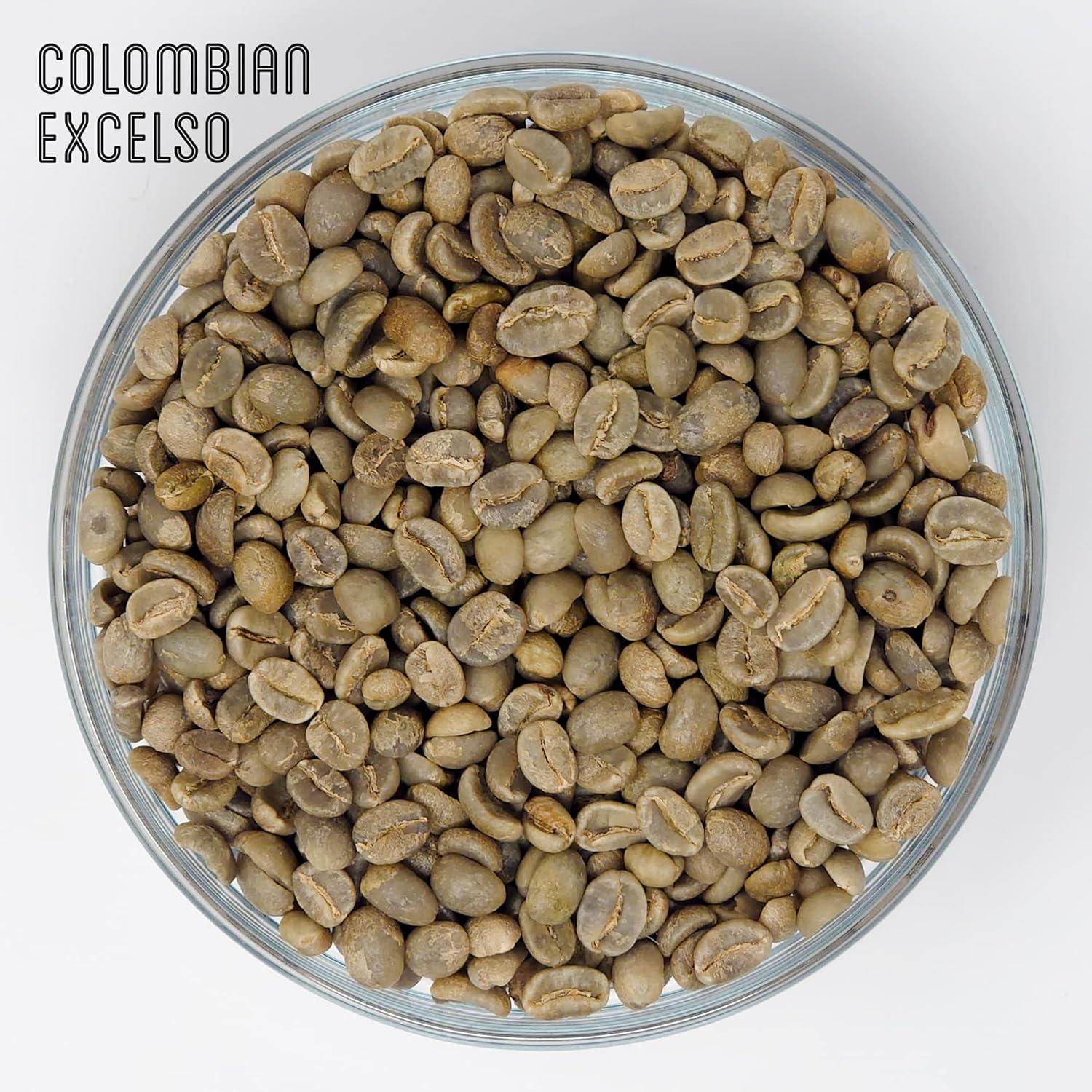 1kg Green Coffee Beans - Unroasted Raw Beans from Colombia Excelso ...