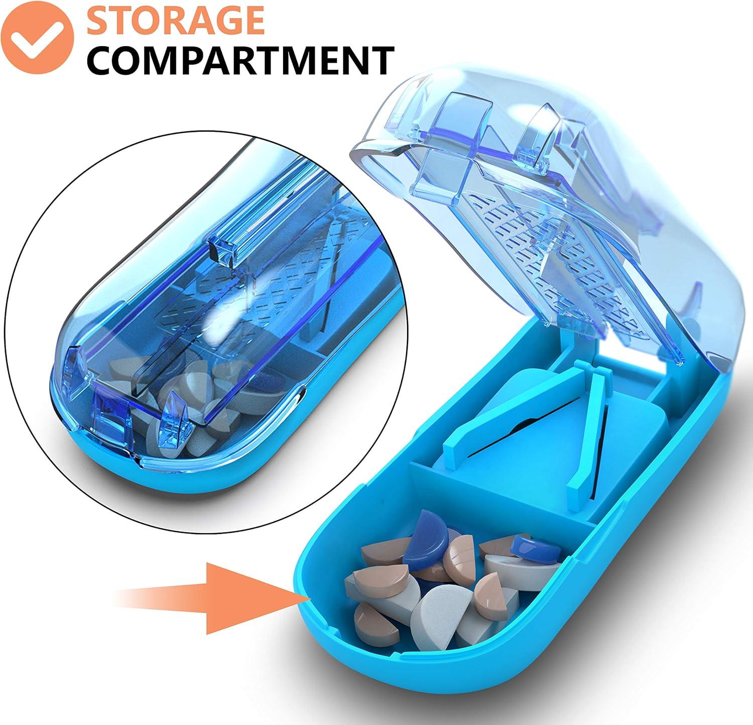 Pill Cutter Splitter Divider - Best Tablet Chopper for Medication ...