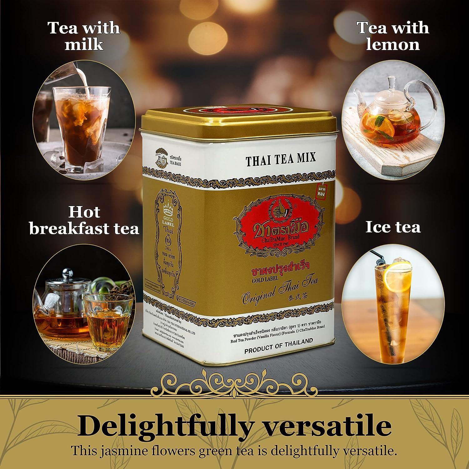 Original Thai Tea Extra Gold - 5 Oz (125g) - 50 Tea Bags - Number One ...
