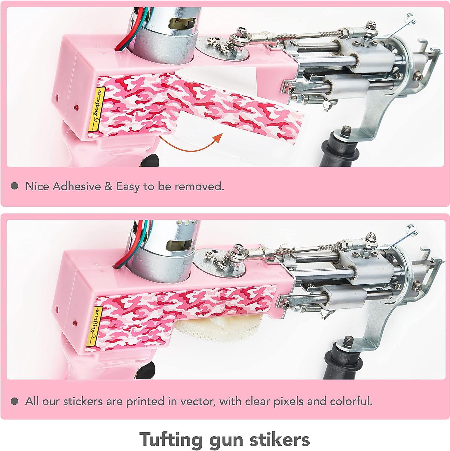 2-in-1 Cut Pile Loop Pile Tufting Gun Starter Kit | Electric Rug ...