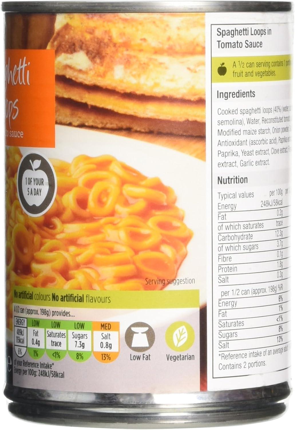 Morrisons Spaghetti Loops 395g | Buy Now with Express International ...