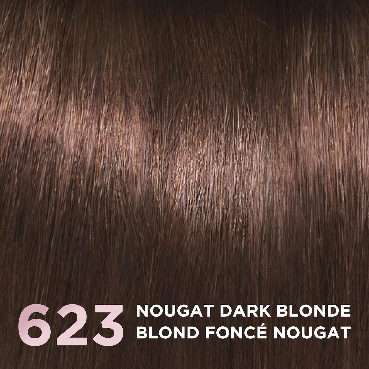 L Or al Paris Casting Natural Gloss Hair Color 623 Nougat Dark Blonde ...