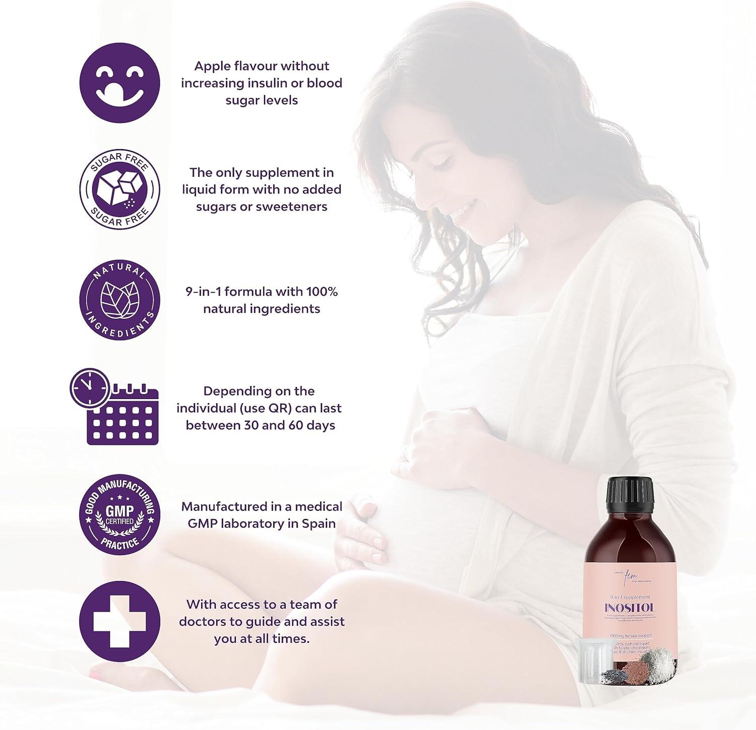 Inositol Myo & D-Chiro PCOS 4100MG Liquid Supplement - Hormonal Balance ...