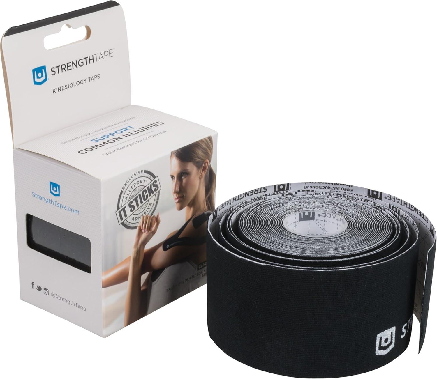 StrengthTape Kinesiology Tape 5 Meter Uncut roll Supports Injuries ...