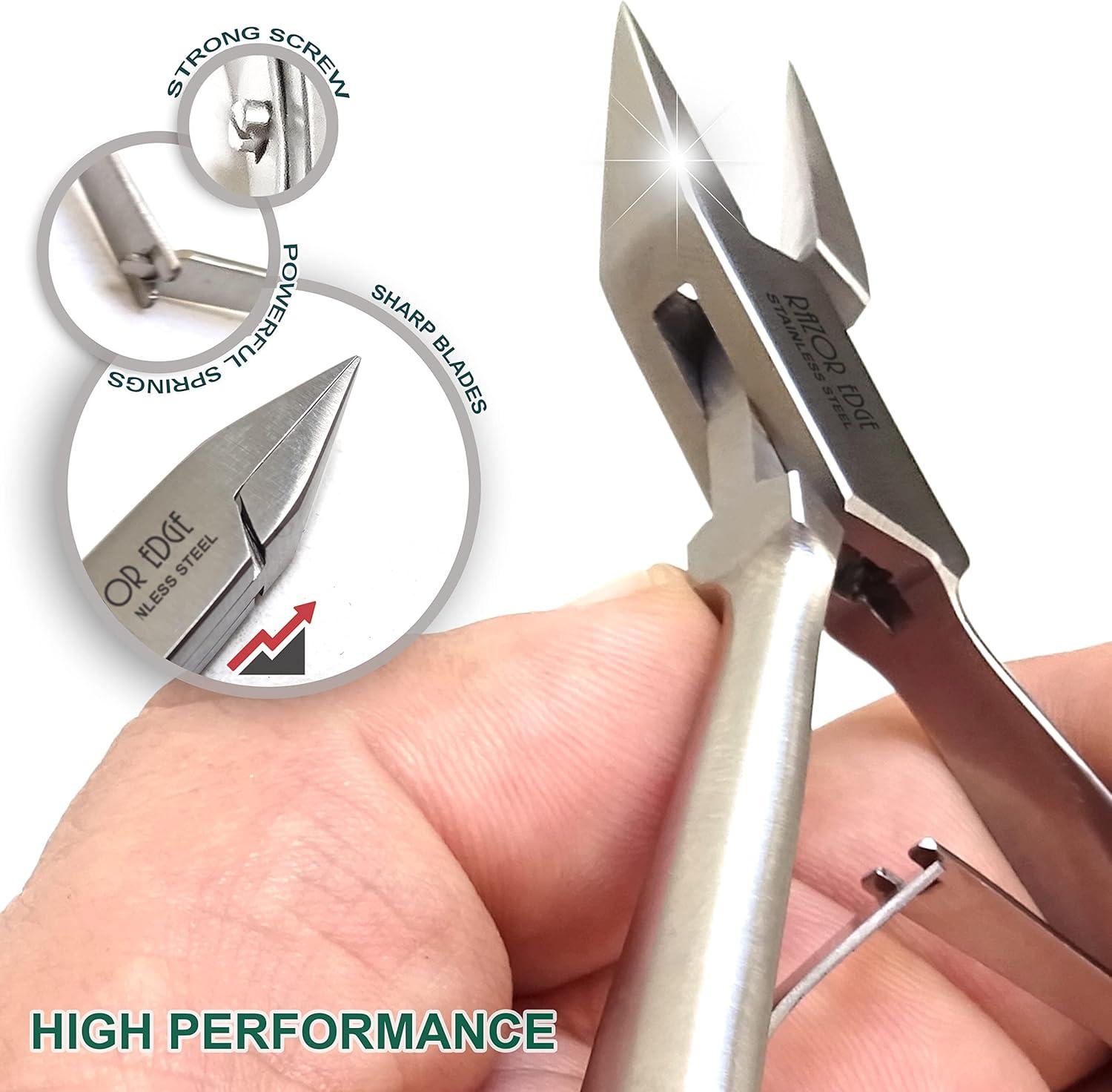 Razor Edge High Performance Toe Nail Clipper Straight Arrow Pointed ...