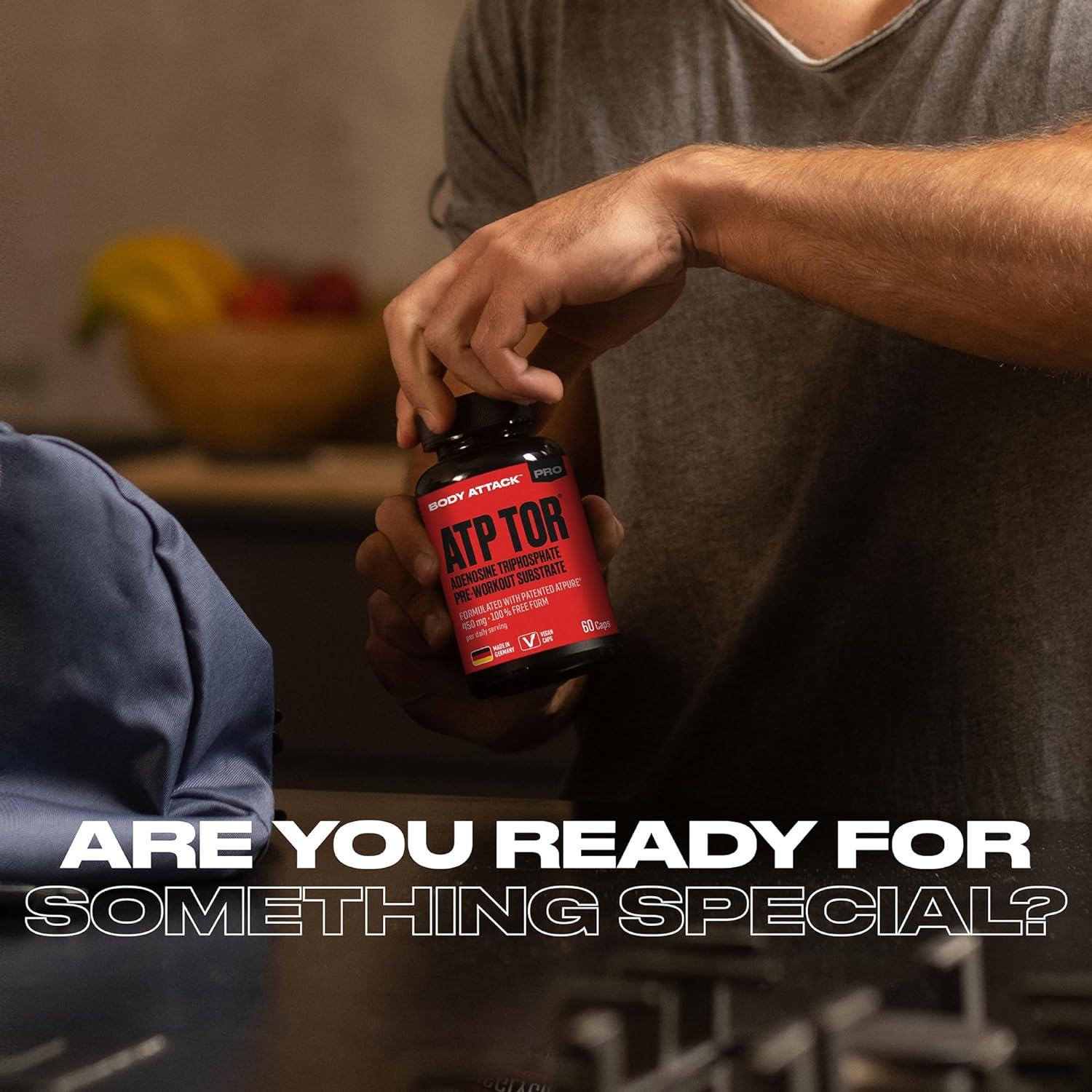 Body Attack ATP TOR Pre Workout Booster - 60 Capsules | Gym & Muscle ...