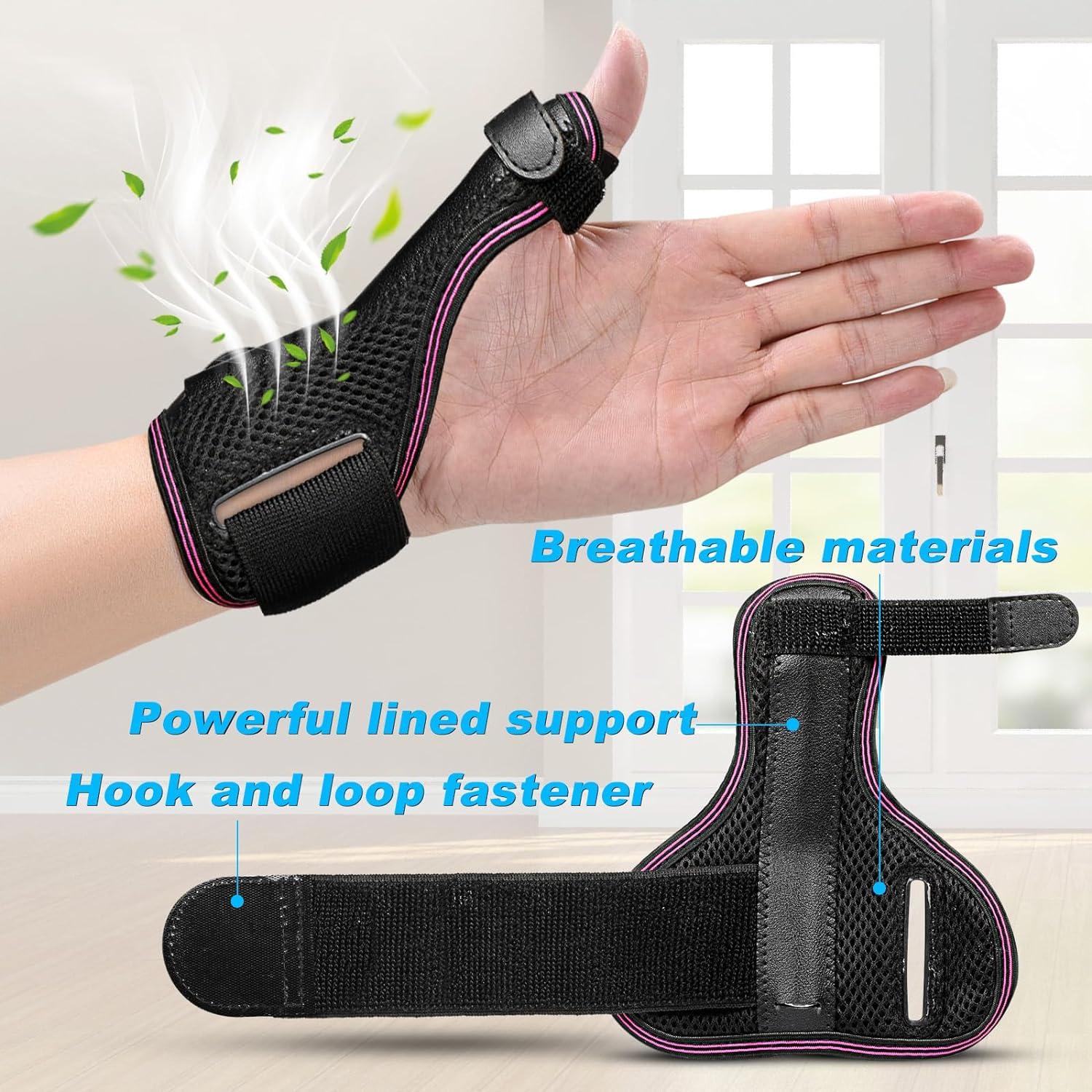 Fasola Reversible Thumb Brace - Breathable Thumb Support with Metal ...