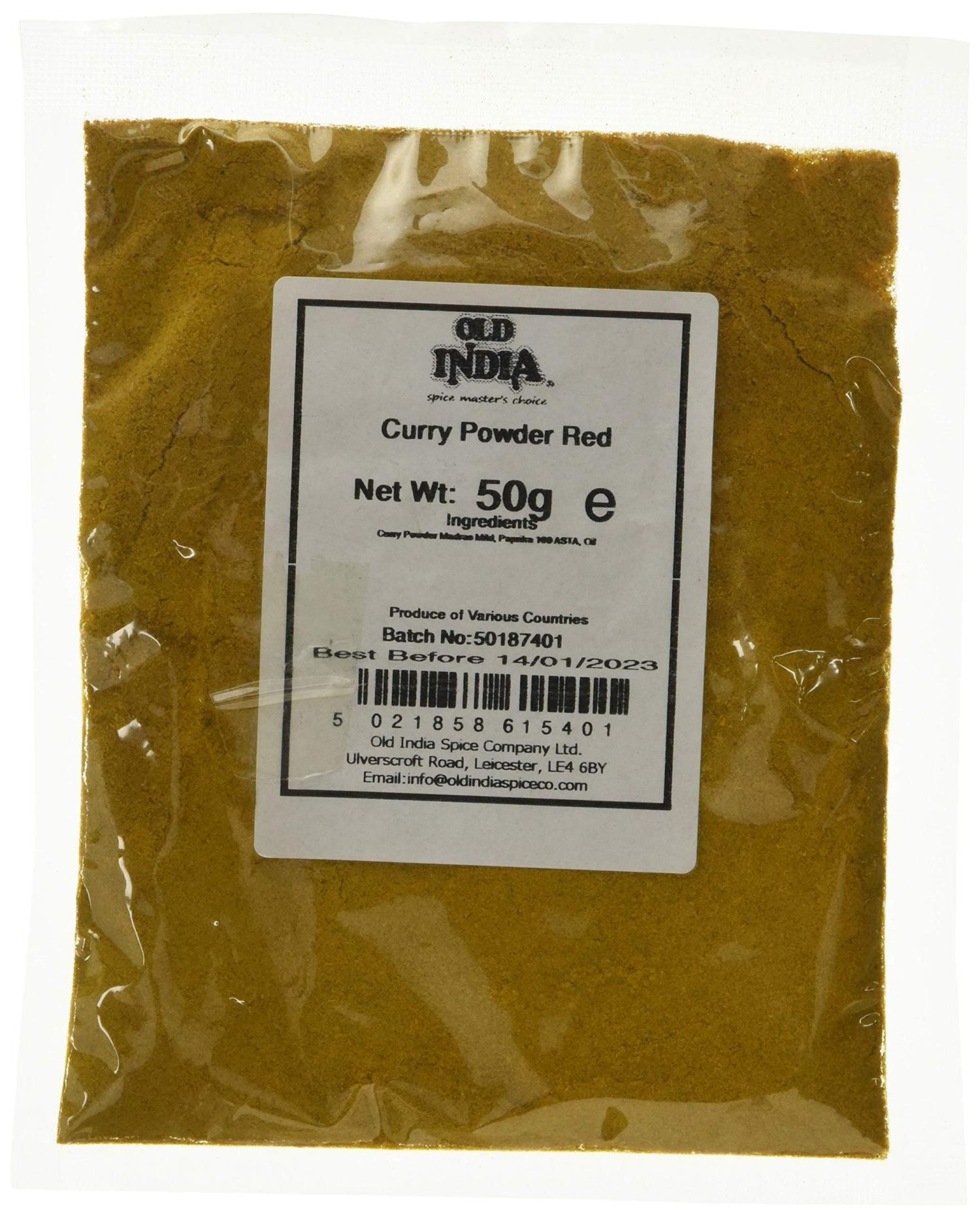 Old India Red Curry Powder 50g - Authentic Indian Spice Blend | Buy Now ...