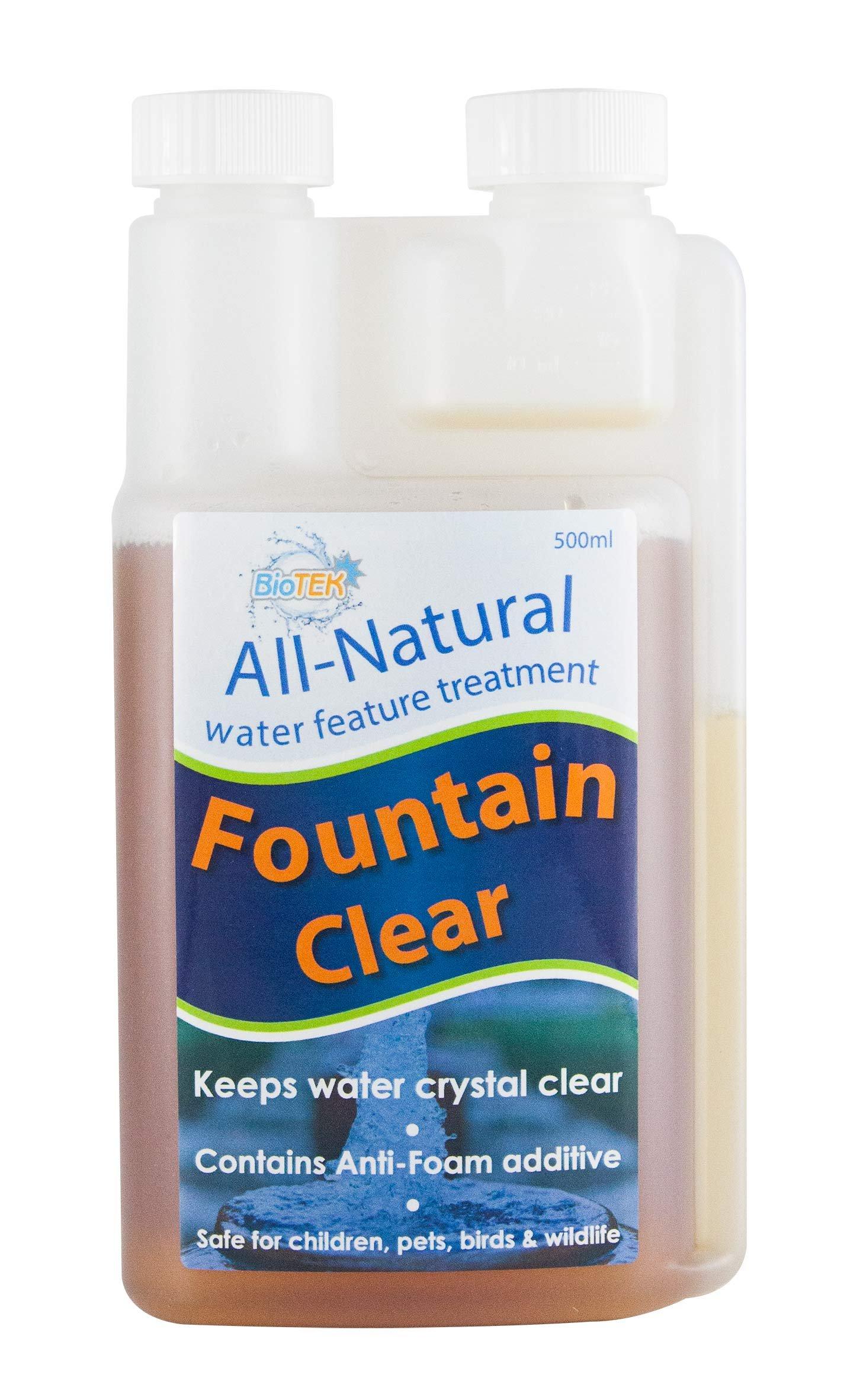 Biotek Fountain Clear - 500ml - All Natural Fountain Cleaner | Buy Now ...