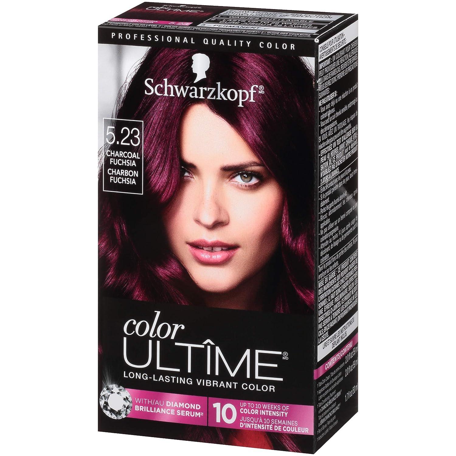 Schwarzkopf Color Ultime 5.23 Charcoal Fuchsia Hair Color Cream ...
