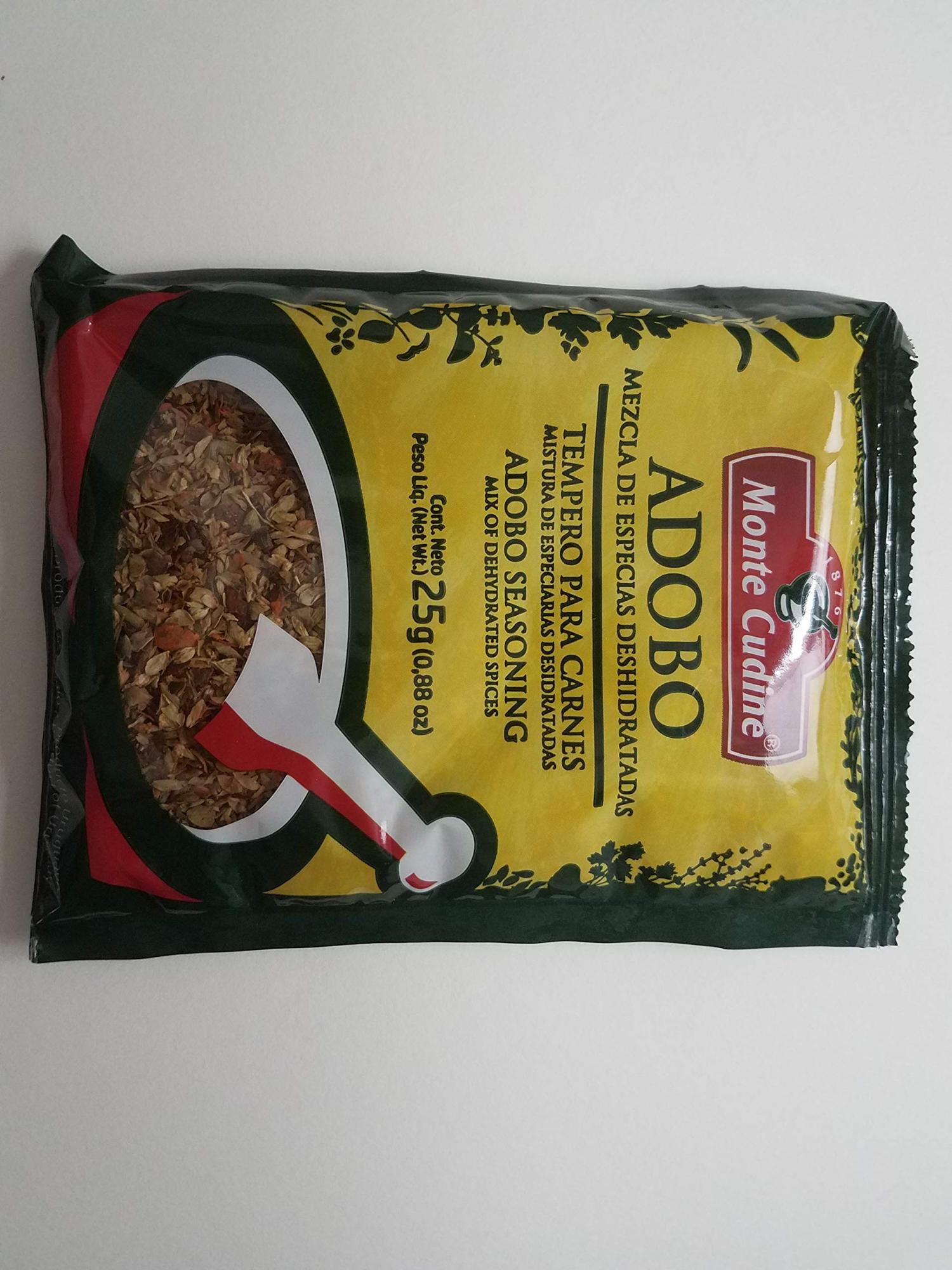 Monte Cudine Adobo 50g Packet - Authentic Filipino Seasoning Mix | Buy ...