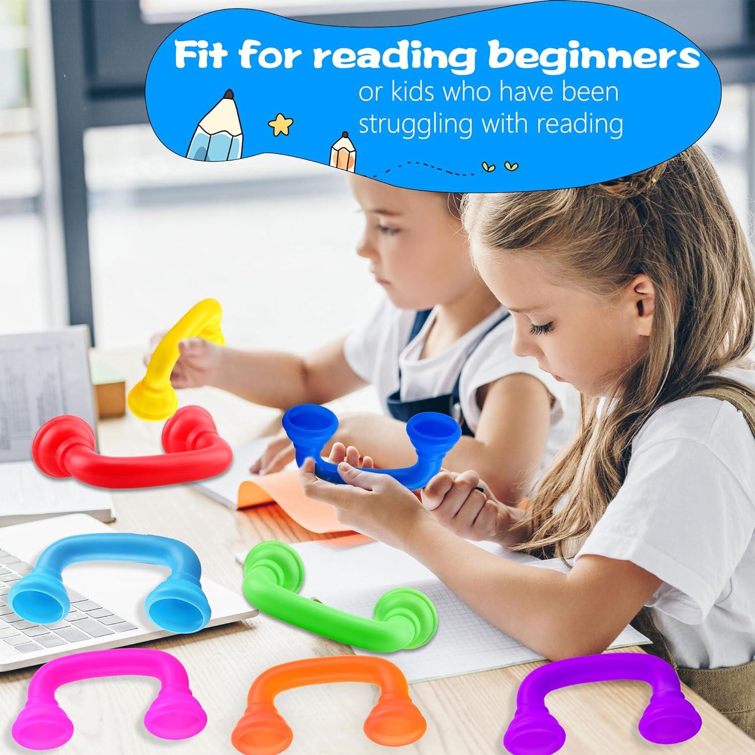 Cagemoga 24-Piece Whisper Reading Phones for Kids - Improve Reading ...