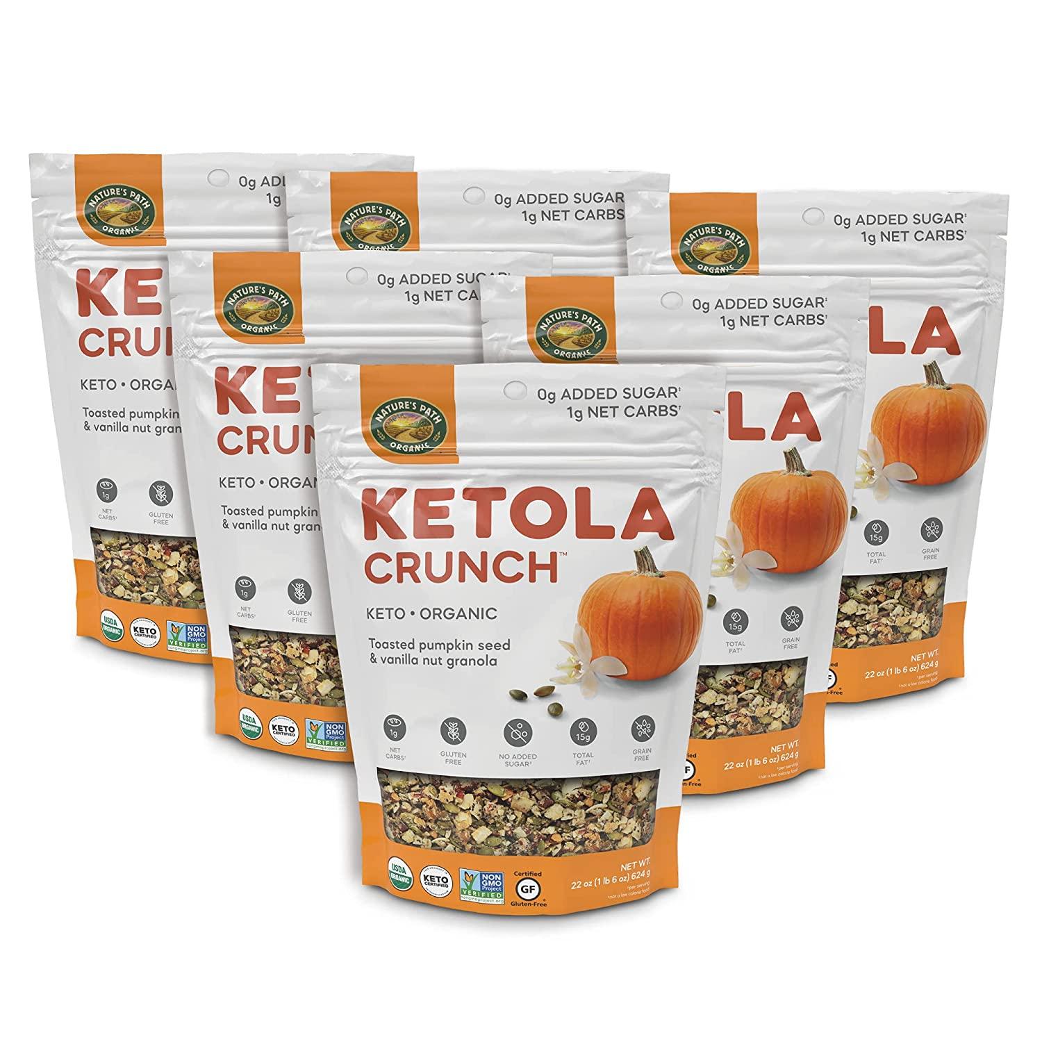 Nature's Path Organic Keto Crunch Toasted Pumpkin Seed & Vanilla Nut ...