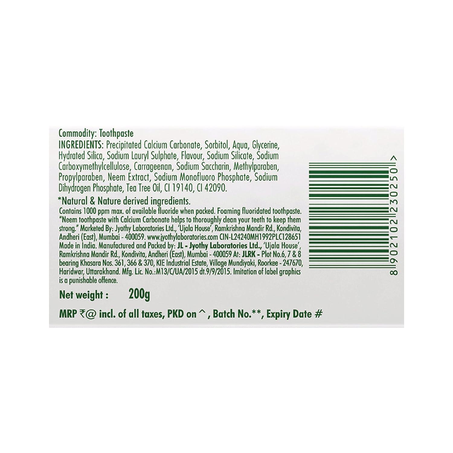 Neem Active Toothpaste 200g: Natural Dental Care for Fresh Breath | Buy ...