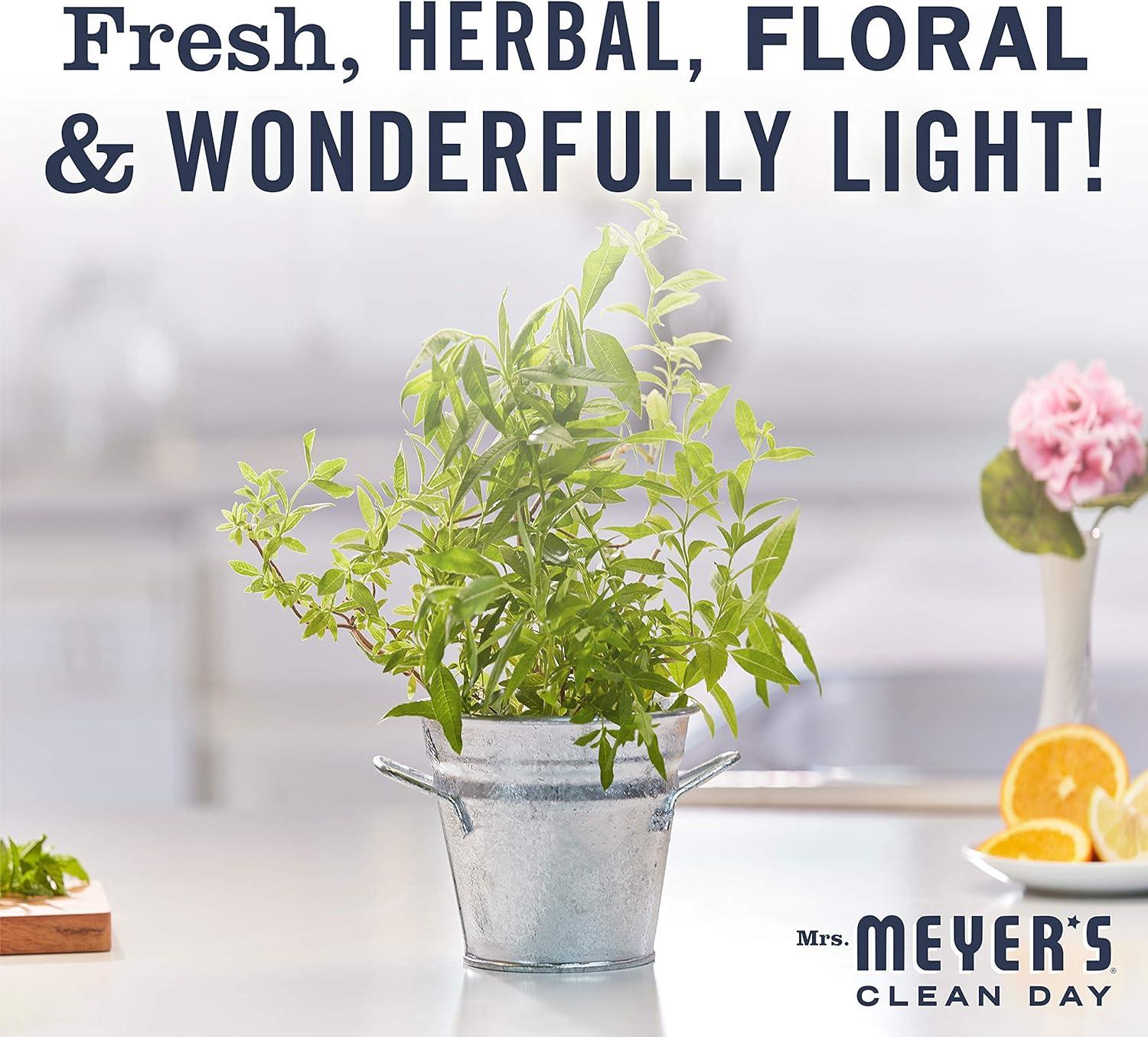 Mrs Meyers 33 Oz Lemon Verbena Hand Soap Refill Eco Friendly Pack Of 6