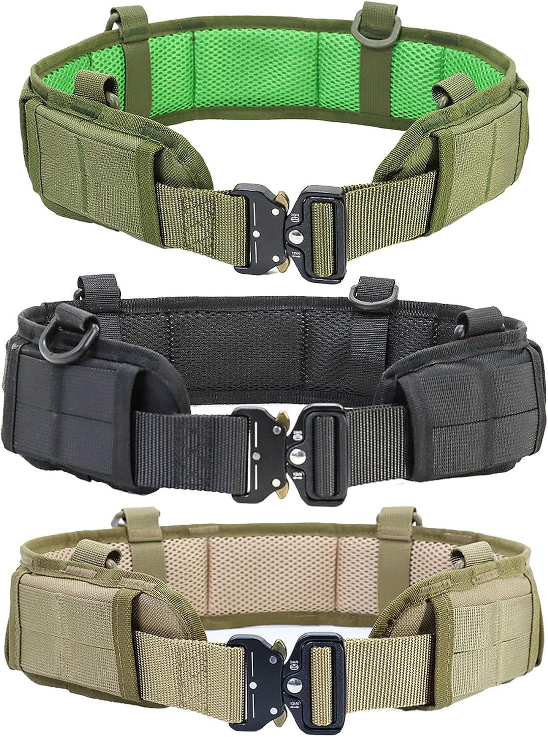 Buy Kieteiik Tactical Molle Fighting Belt | High-Performance Quick Lock ...