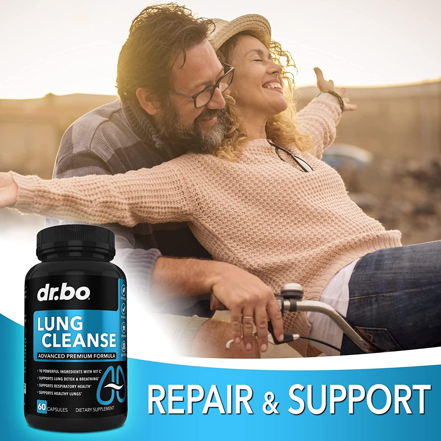 Lung Cleanse Support Supplement - Herbal Detox for Lungs & Bronchial ...