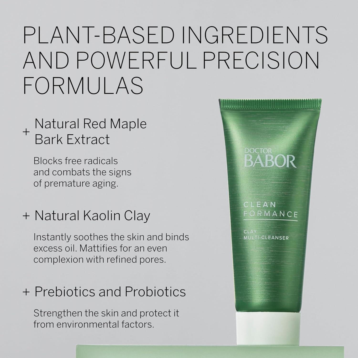 Doctor Babor Clay Multi-Cleanser 50ml - Vegan Formula Gentle Cleanser ...