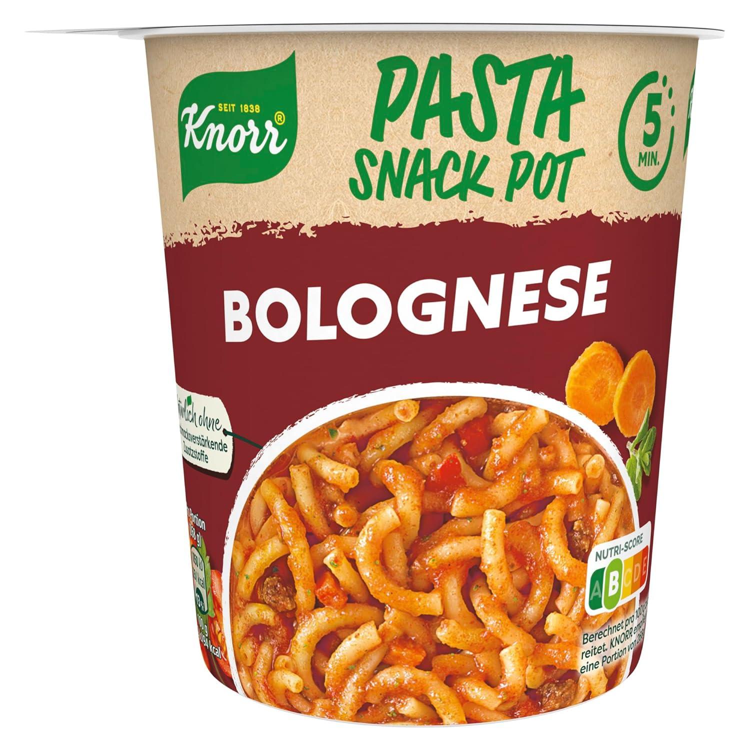 Buy Knorr Pasta Snack Pot Bolognese - Delicious Instant Noodles Ready ...